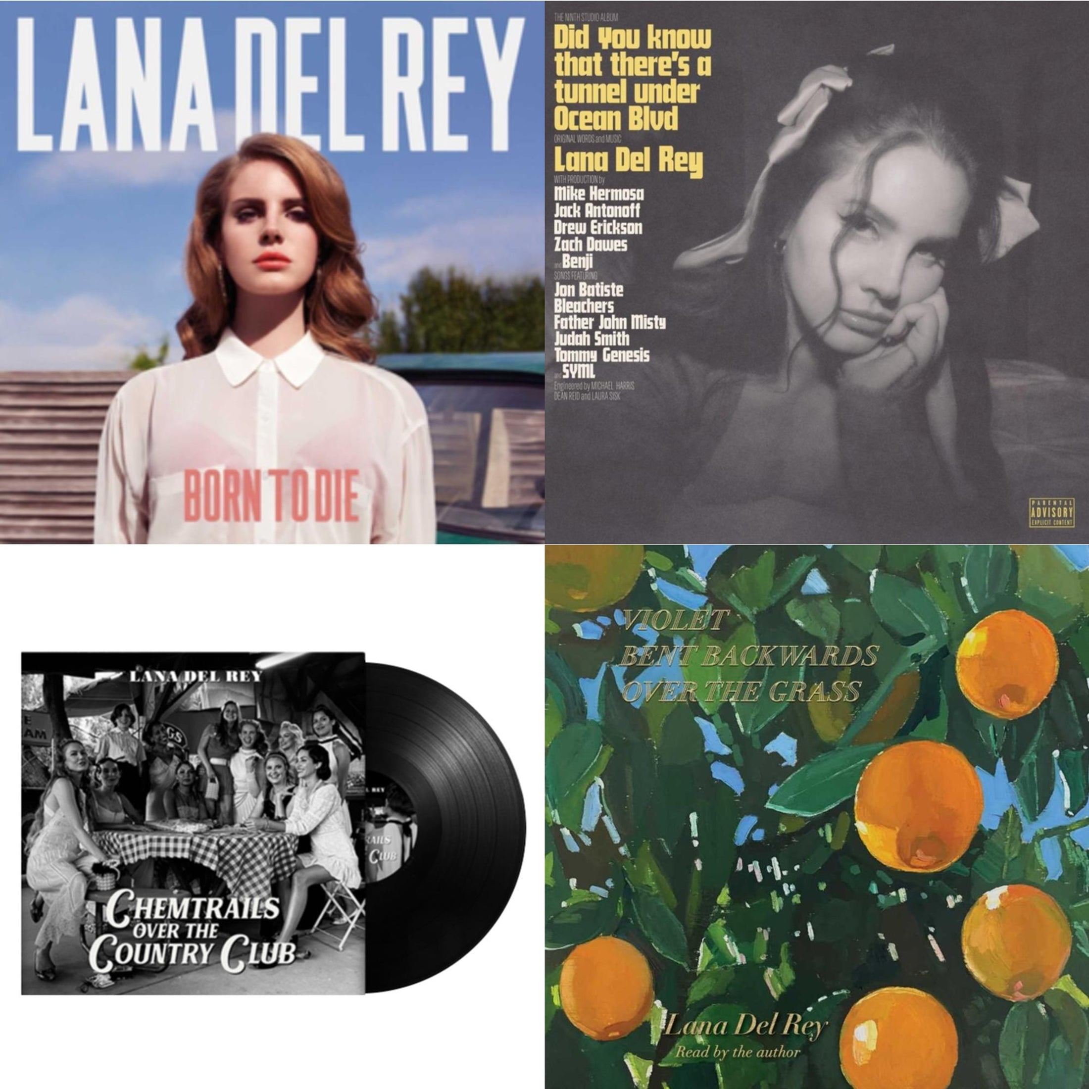 Born To Die & Did You Know That There’S A Tunnel Under Ocean Blvd (X ...
