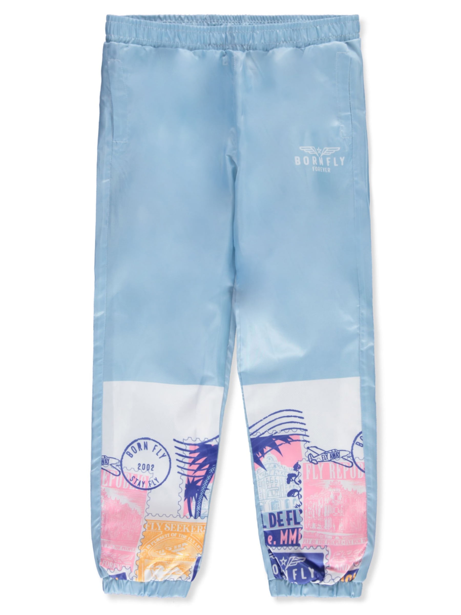 Born Fly Boys' Nylon Joggers Color: light blue Size: 8 - Walmart.com