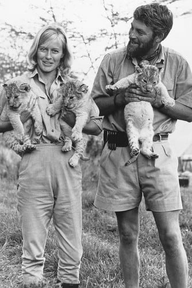 Born Free Bill Travers Virginia Mckenna 24X36 Poster - Walmart.com