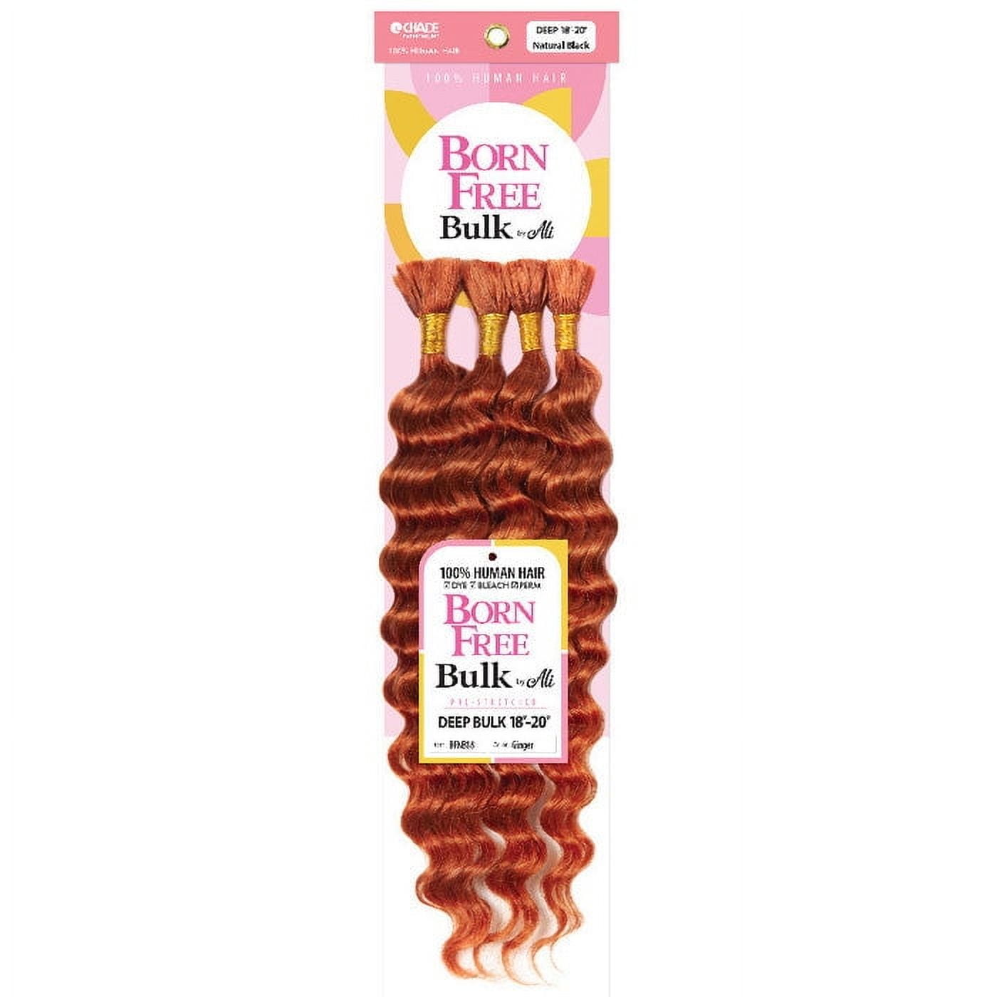 Born Free By Ali 100% Human Hair Braids New - DEEP BULK-18-20 ...