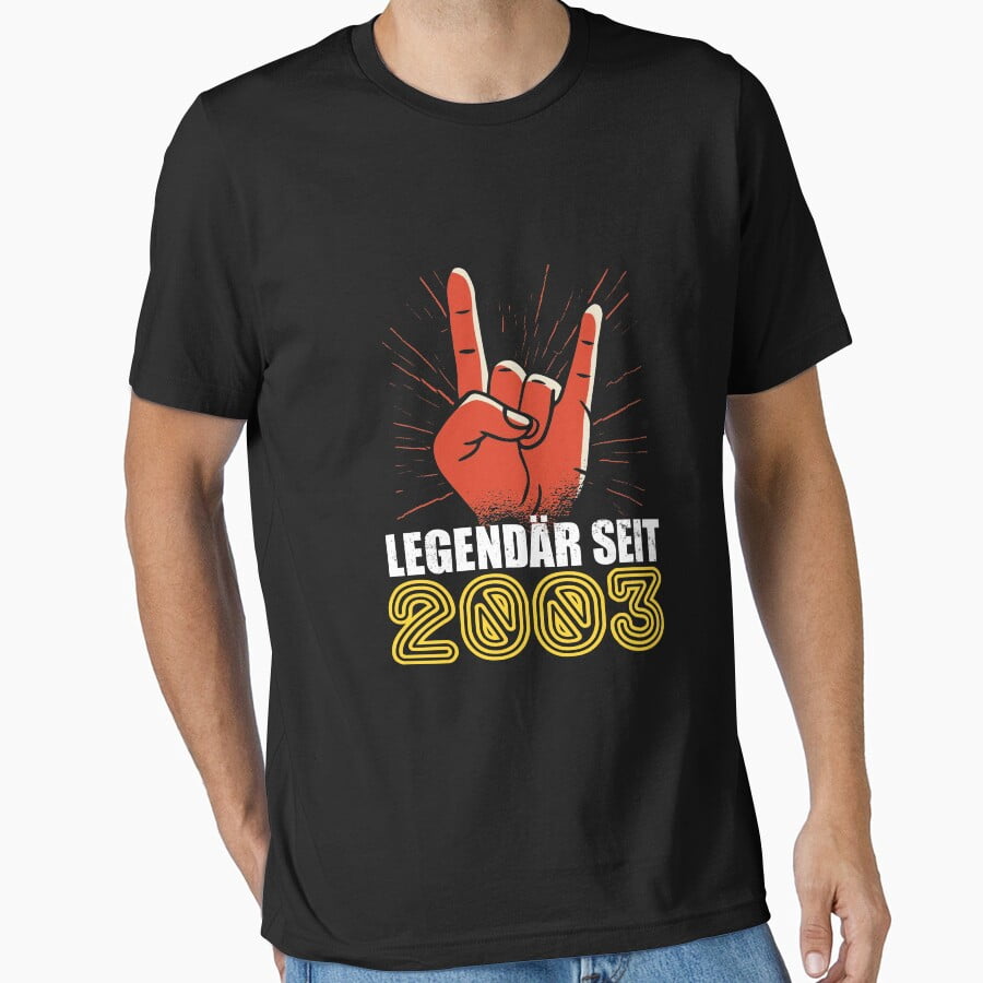 Born In 2003 23 Years Old Birthday Gift Boy Legend Unisex T-Shirt, S ...