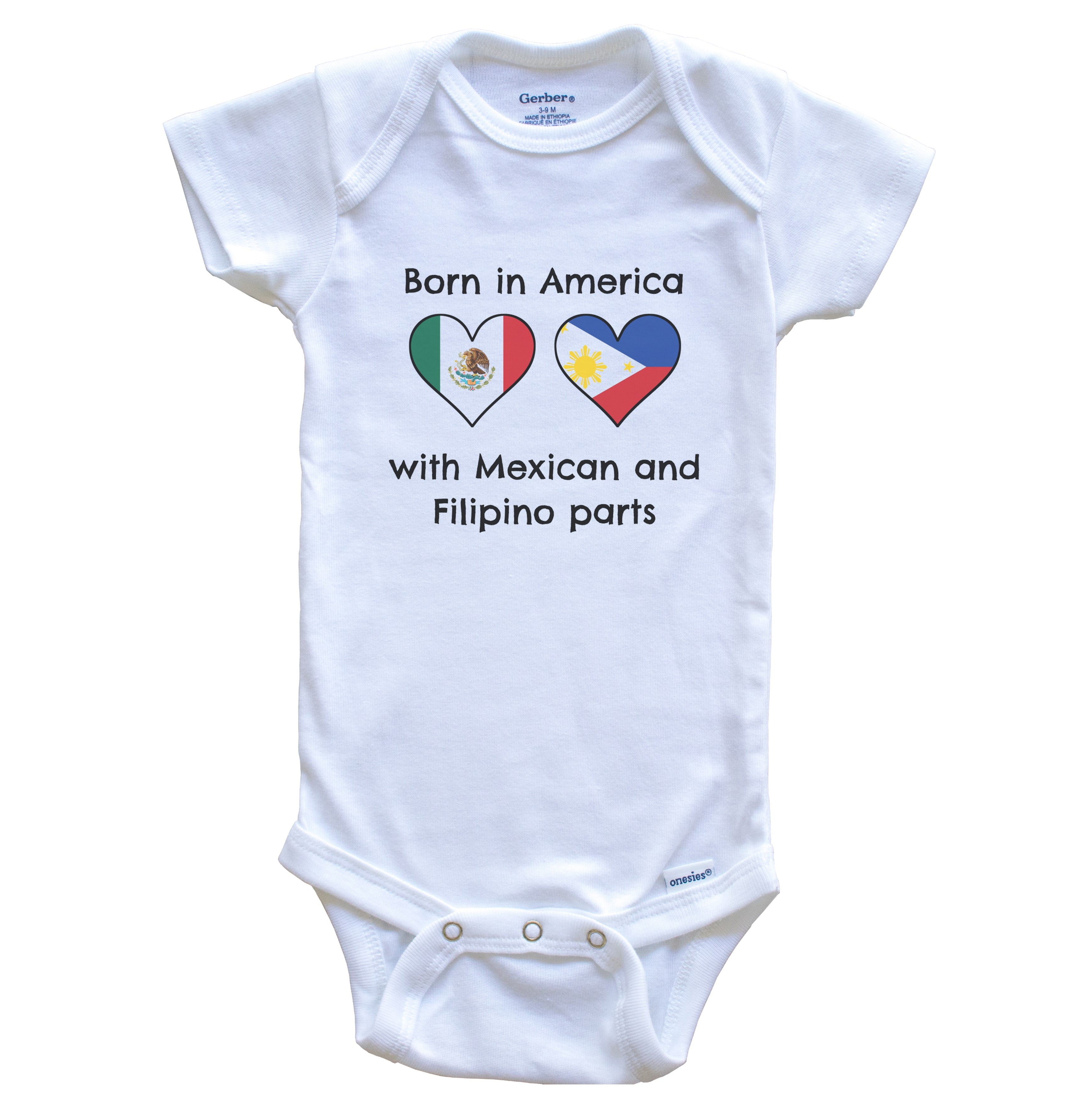 Born in America with Mexican and Filipino Parts Funny Mexico ...