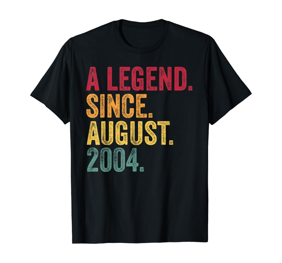 Born In August 2004 16th Birthday Gifts A Legend Awesome T-Shirt ...