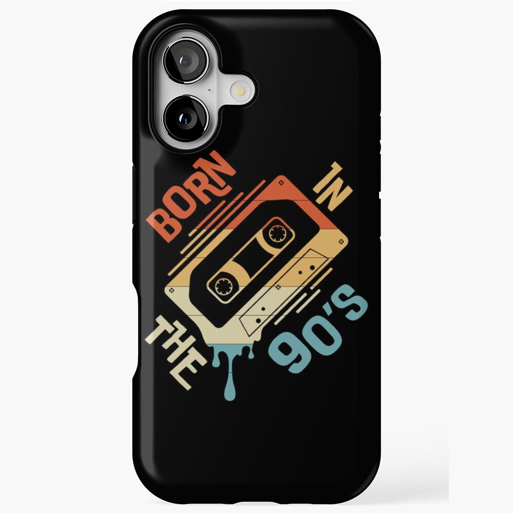 Born In The 90s Nostalgia Throwback Retro Style Tough Phone Case 11 12 ...