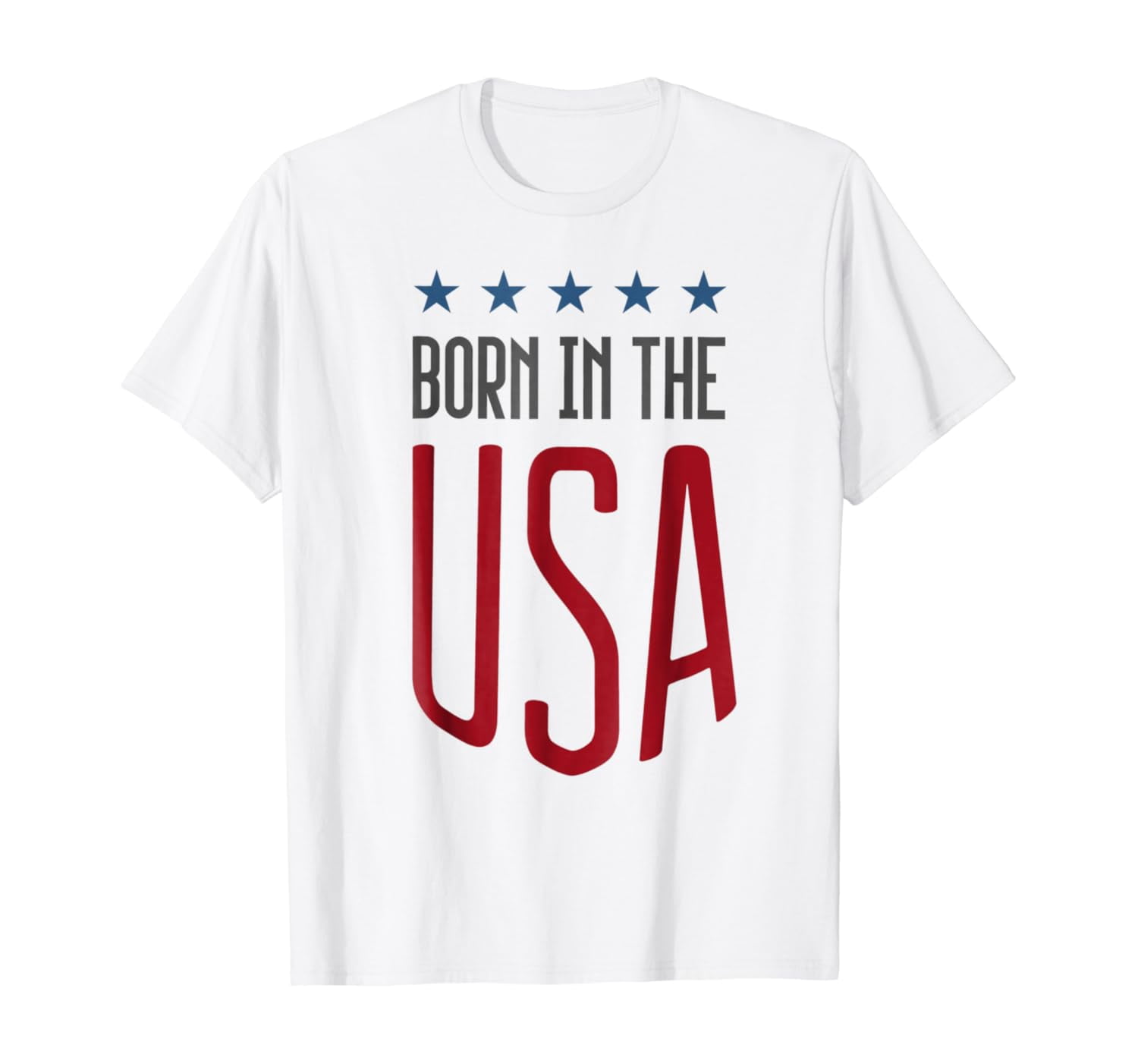 Born In The Usa T-Shirt Patriotic Tee - Walmart.com