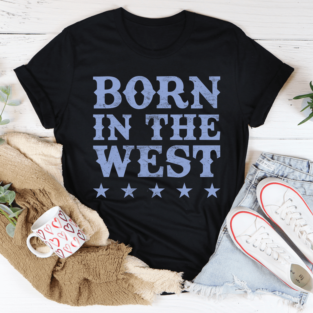 Born In The West Tee Peachy Sunday T-Shirt - Walmart.com