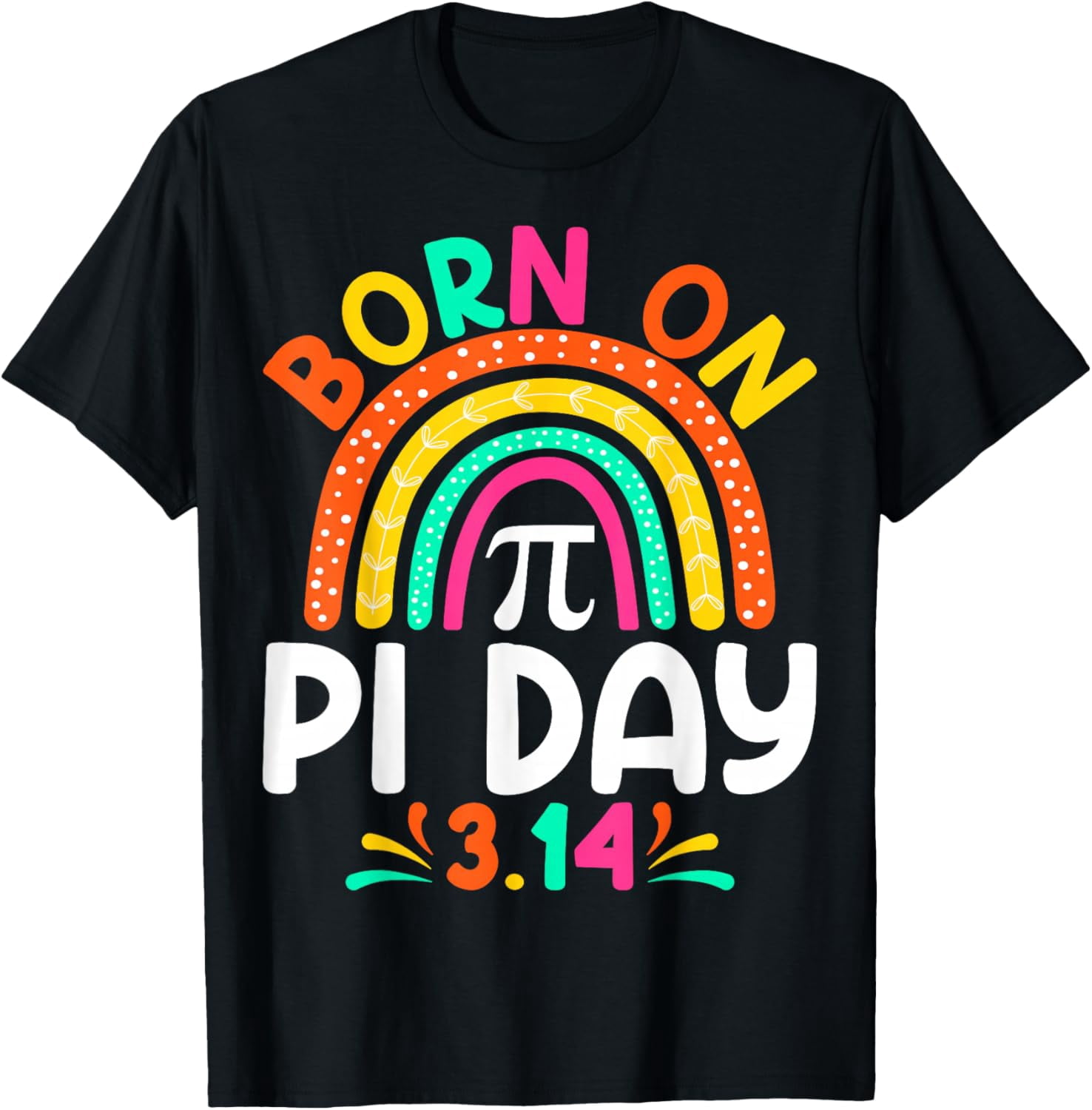 Born On 3.14 PI Day Birthday 14 March Math Lover Pi Day T-Shirt ...