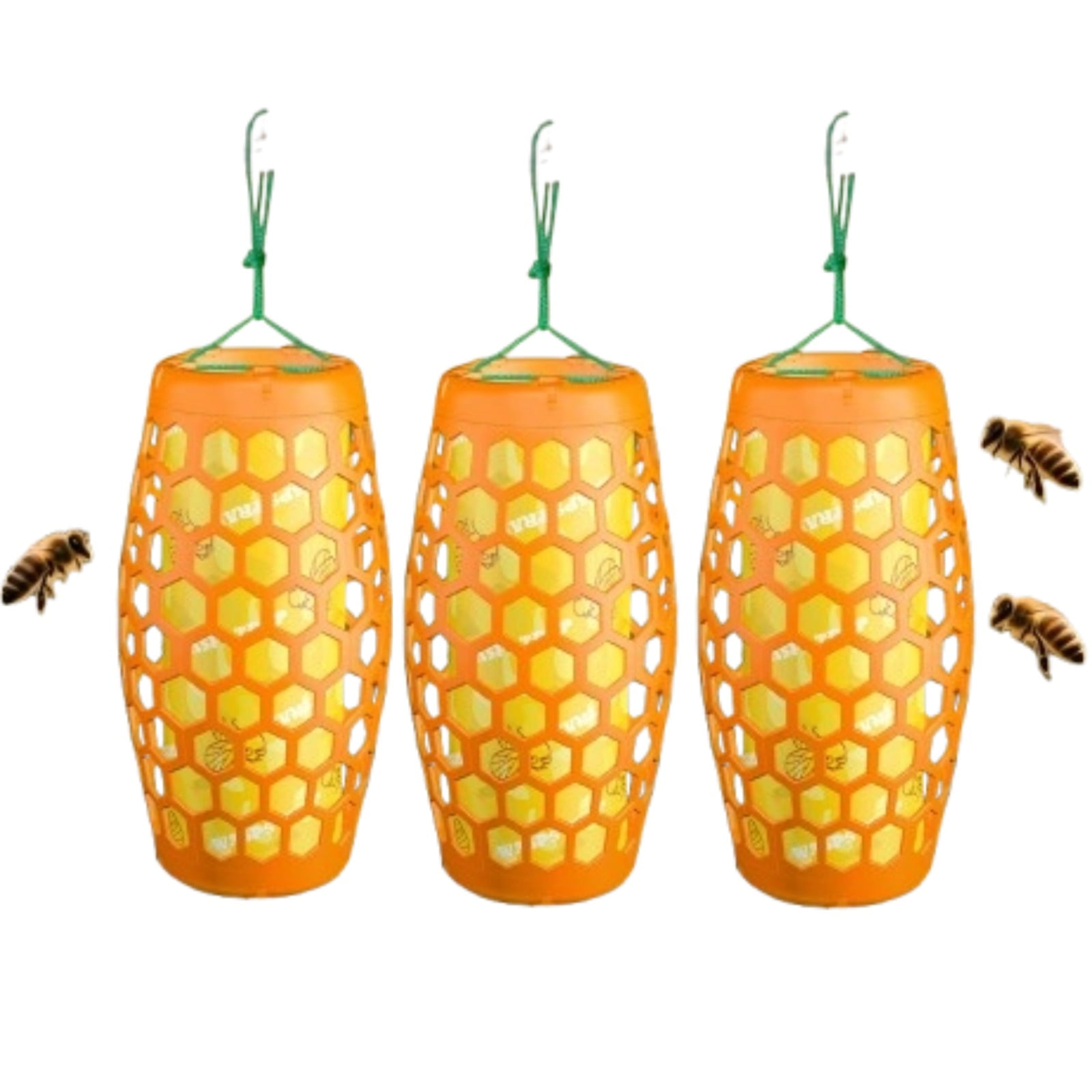 Born Pettry 3 Pcs Wasp Traps Bee Baits with Bait Reservoir Outdoor ...