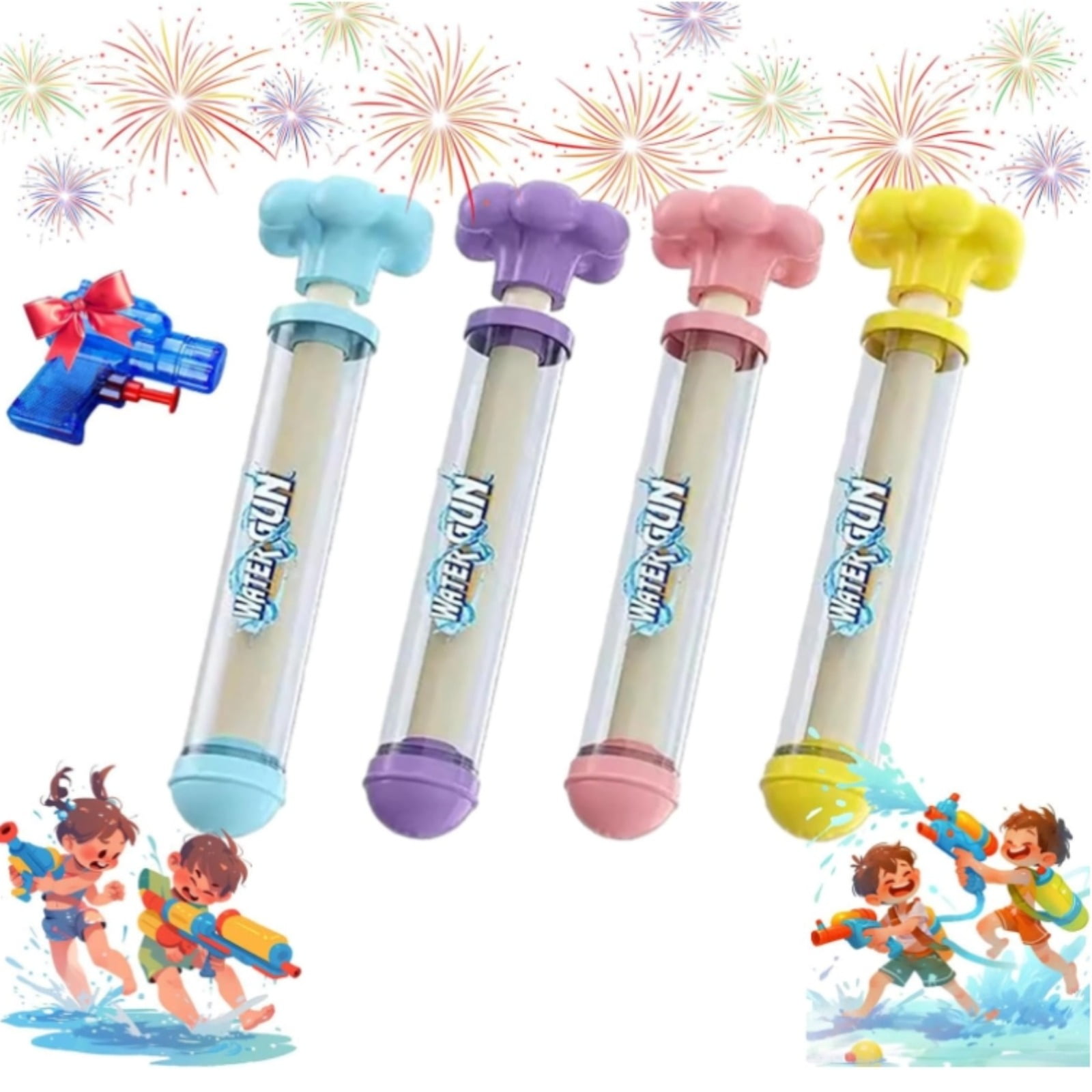 Born Pettry 4 PCS Firework Water Gun, Firework Water Guns for Pool ...