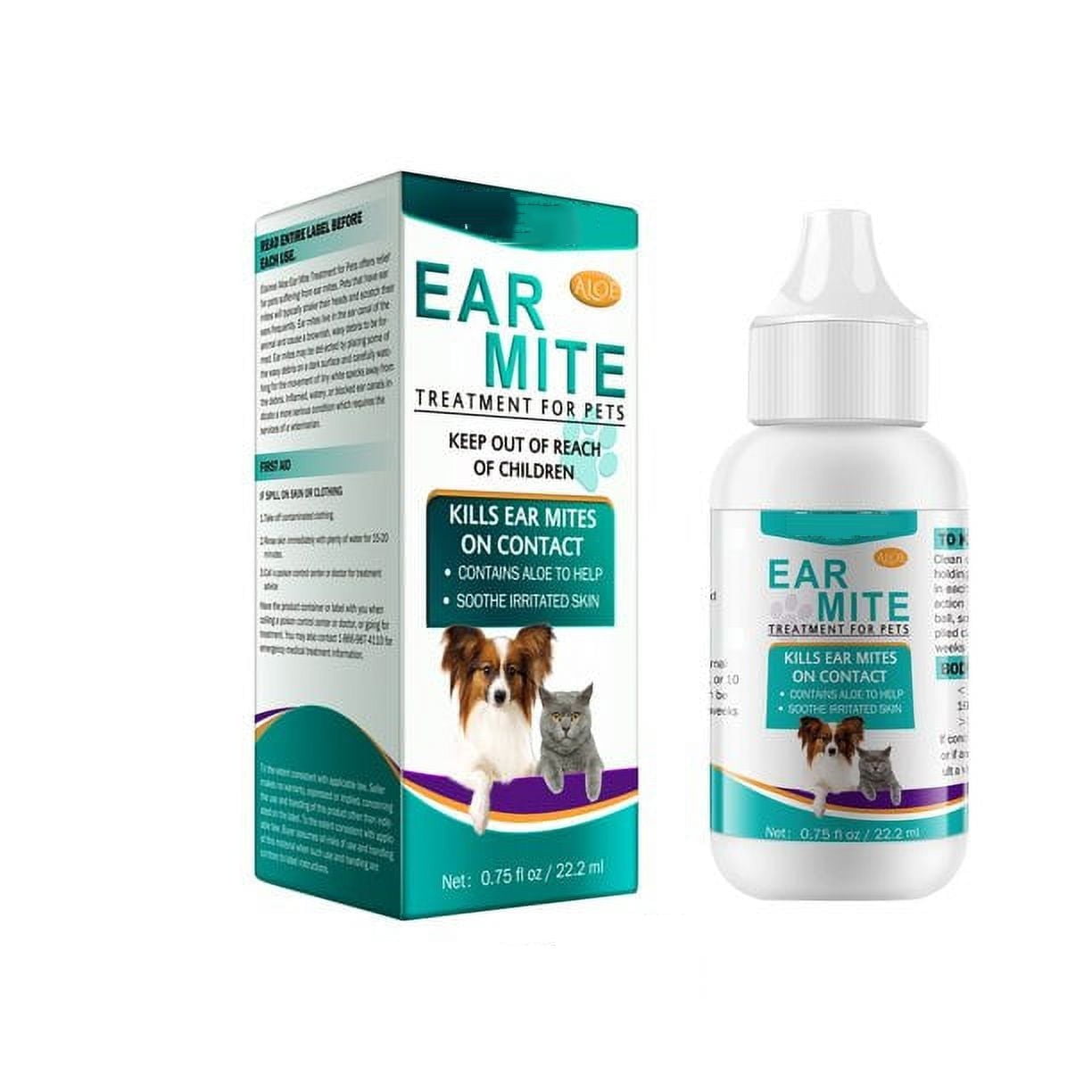 Born Pettry Pet Ear Cleaner ，Pet Ear Cleaner for Ear Mite, Anti-Itch ...