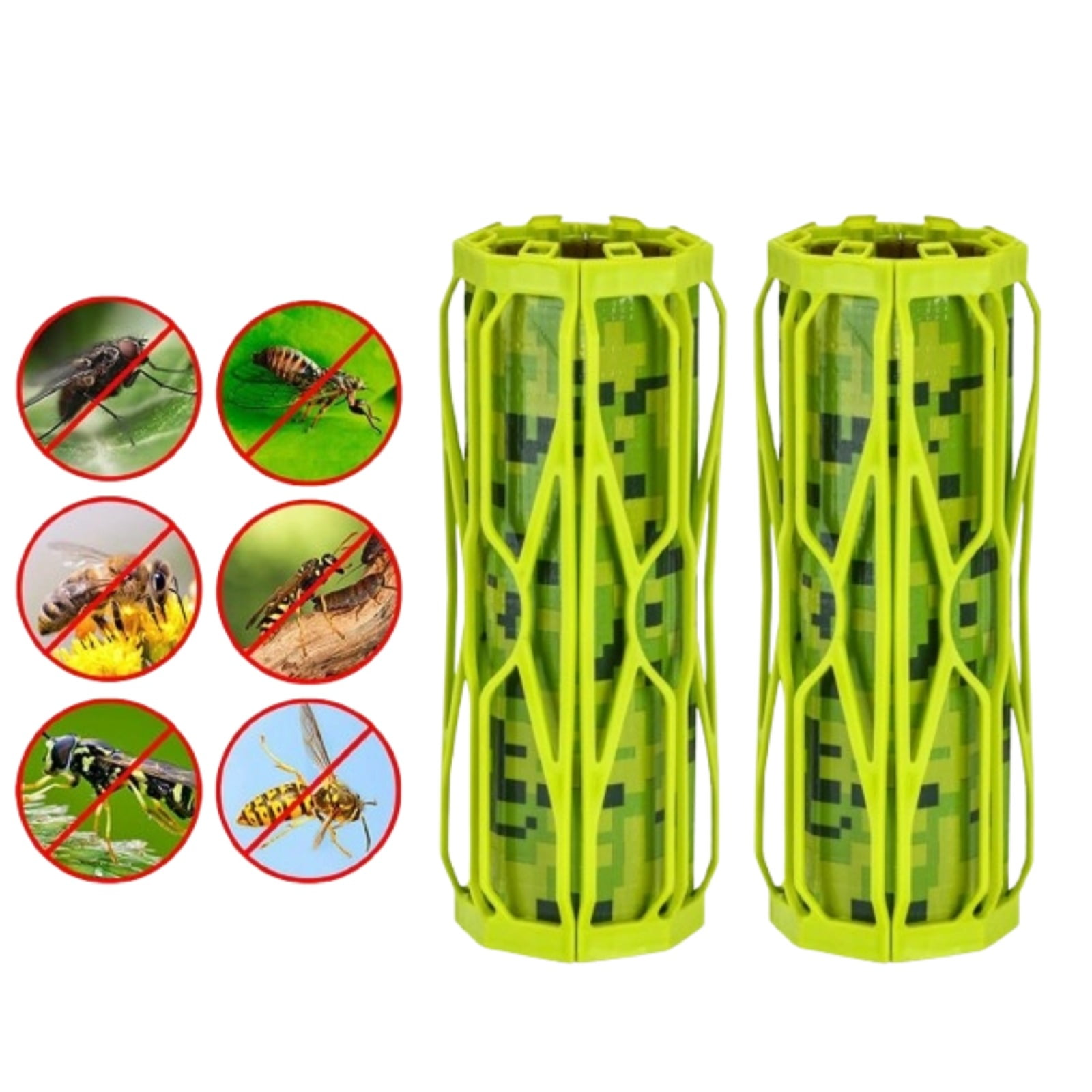 Born Pettry Upgraded 2 Pack Wasp Trap Outdoor Hanging, Carpenter Bee ...