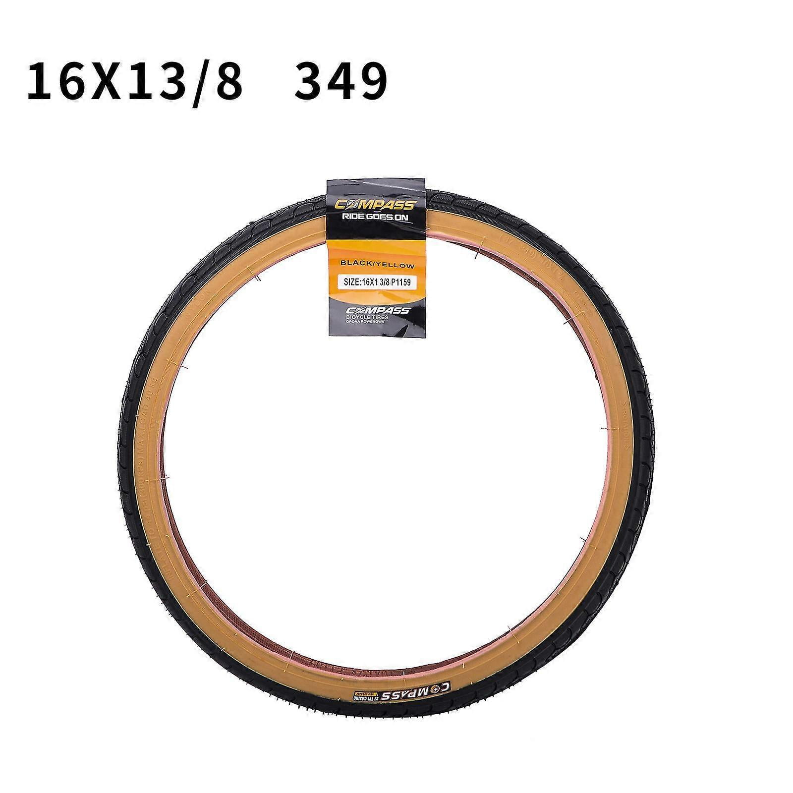 Born Pretty Compass 16inch 349 Folding Bike Tire 16x1-3/8 37-349 430g ...