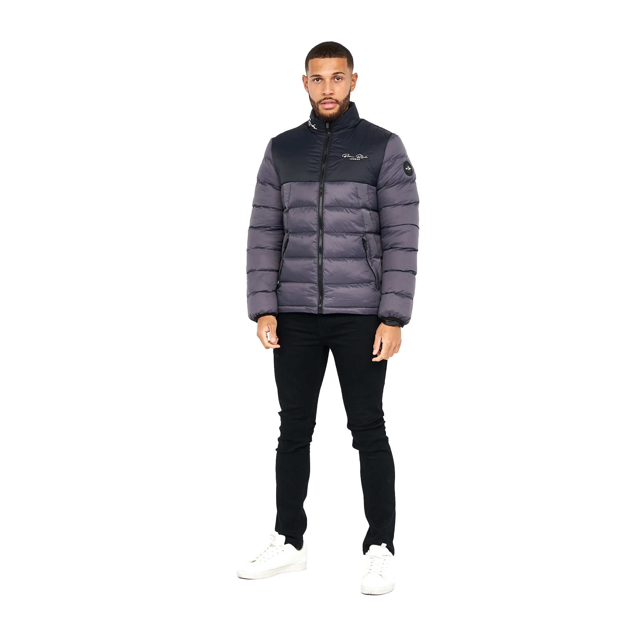 Born Rich Mens Lyden Oversized Puffer Jacket - Walmart.com
