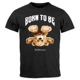 Born To Be Different Lettering Bear Bear Teddy Tshirt, Unisex T-Shirt ...