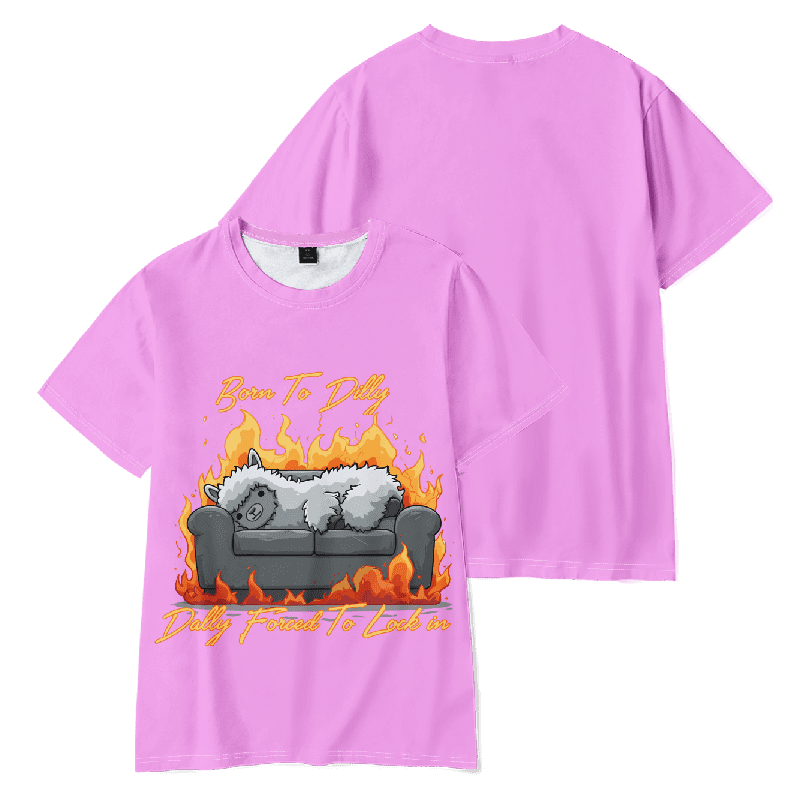 Born To Dilly Dally Forced To Lock in Shirt Vintage Unisex Tops Tee ...