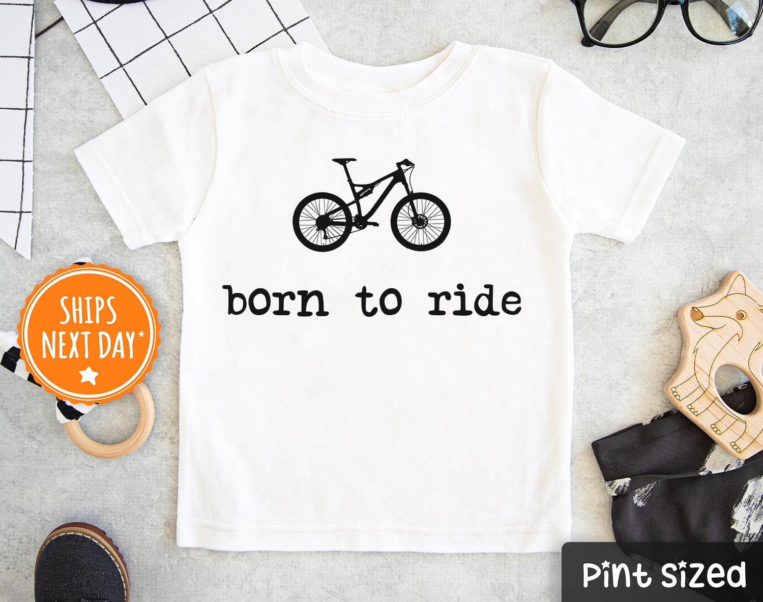 Born To Ride Toddler Raglan, Boys Bicycle Shirt, Funny Boys Shirt ...