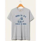 Born To Slay Forced To Work Tee - Walmart.com