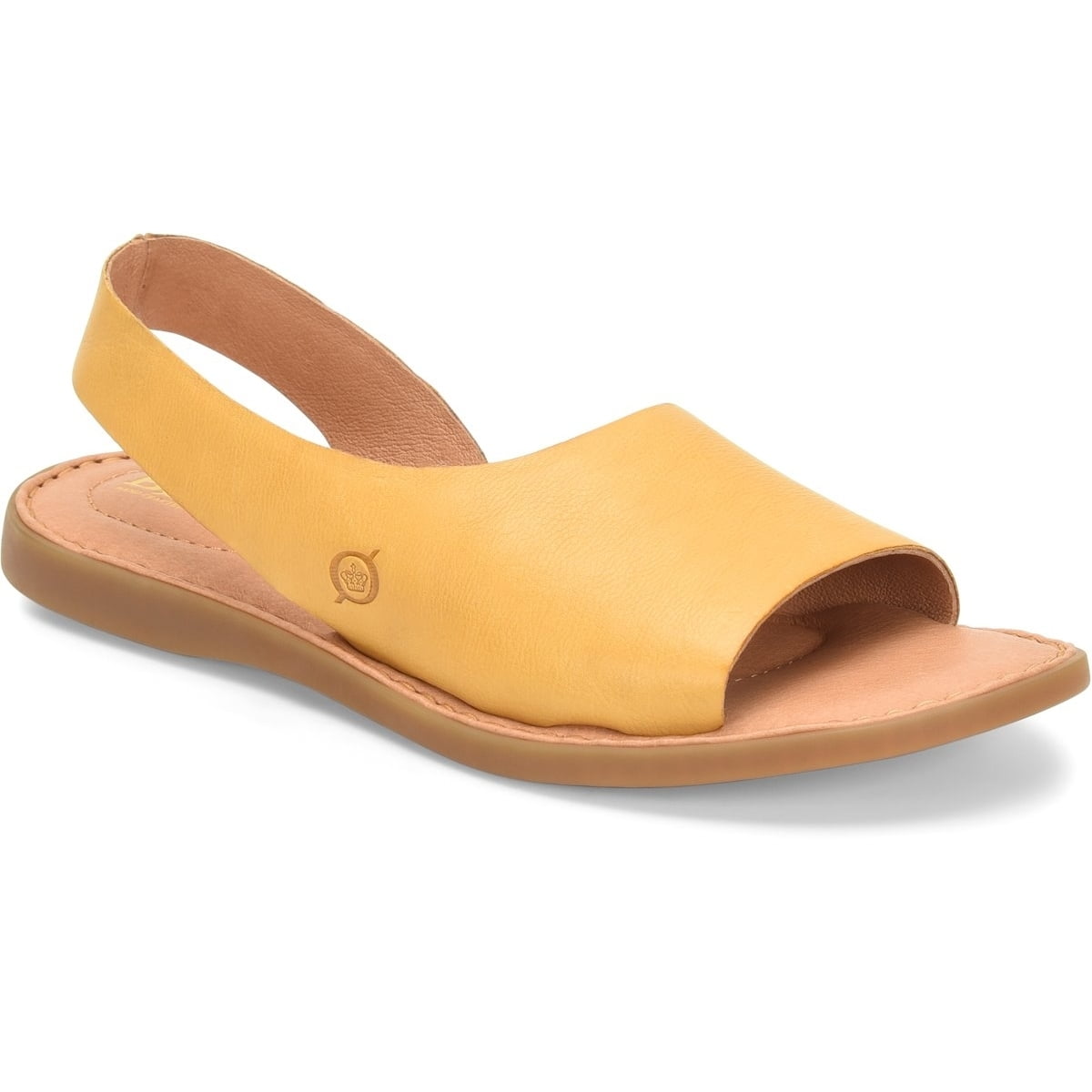 Born Womens Inlet Leather Sandal Orca (Yellow) - BR0002292 - Walmart.com