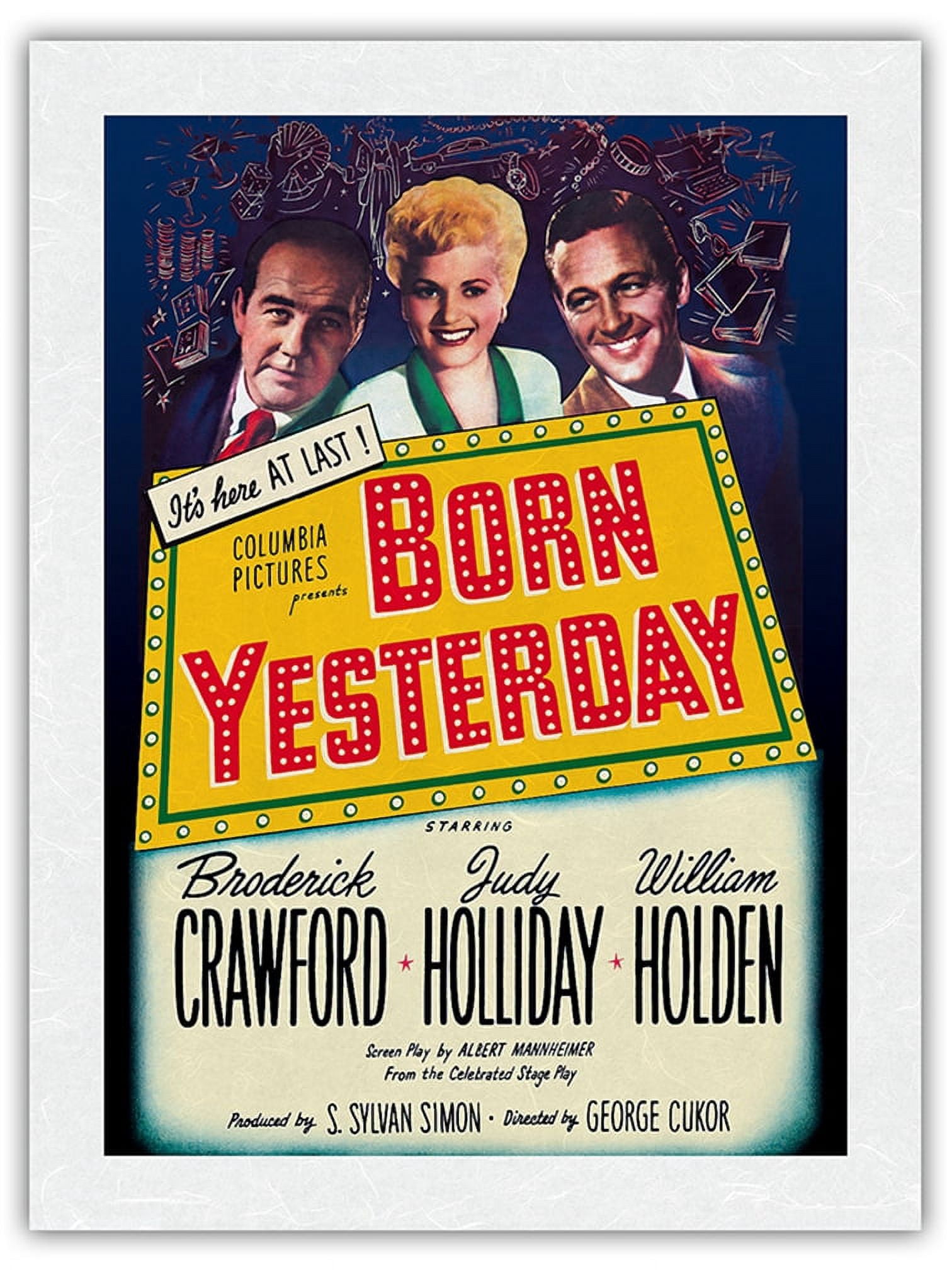 Born Yesterday - Starring Broderick Crawford Judy Holliday and William ...
