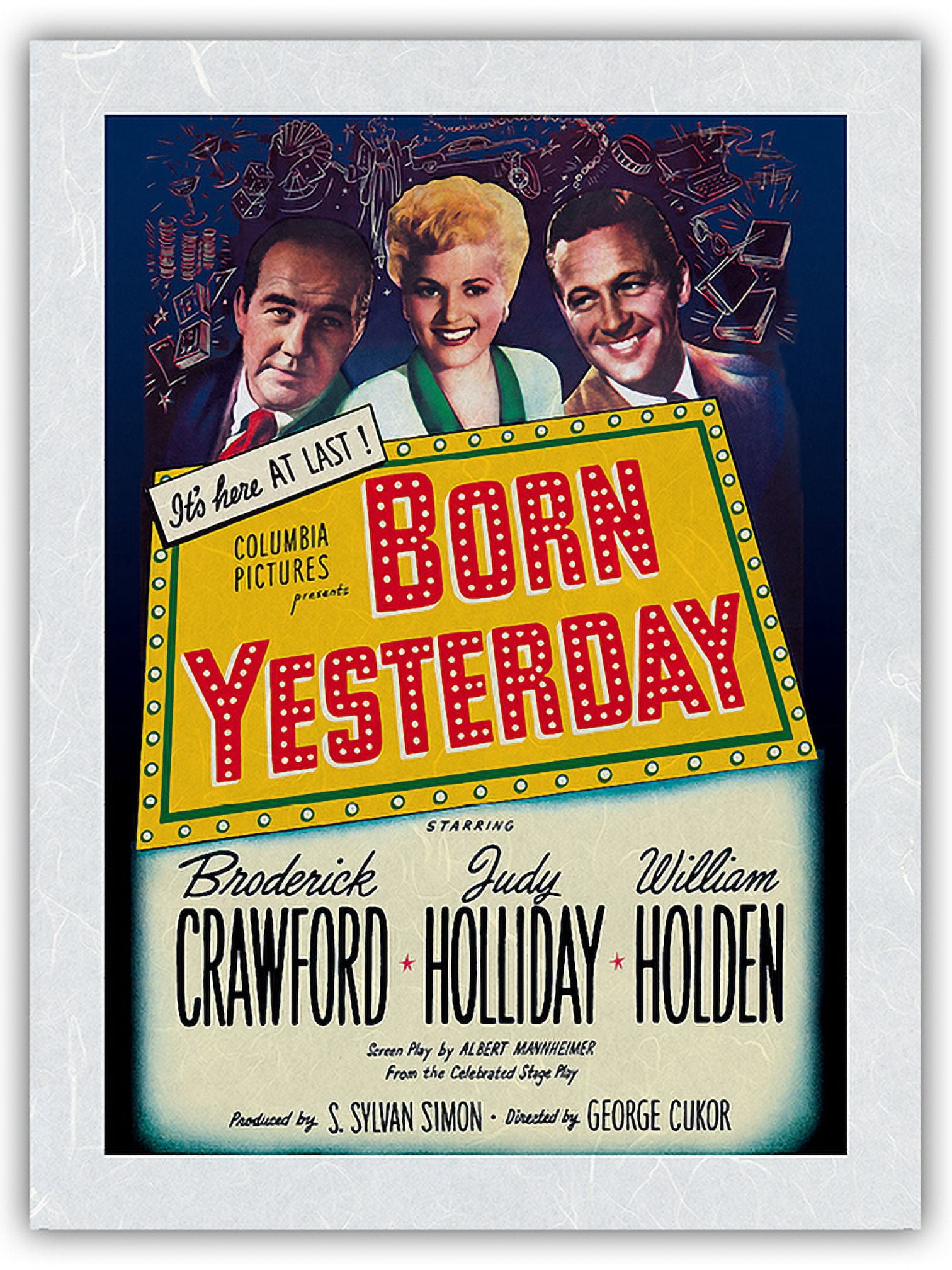 Born Yesterday - Starring Broderick Crawford Judy Holliday and William ...