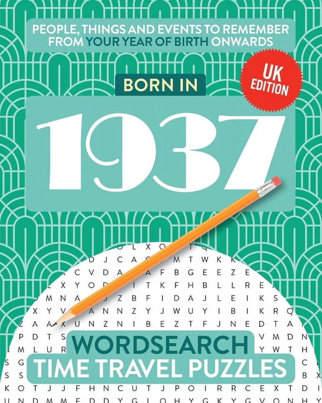 Time Travel Wordsearch Born in 1937: Your Life in Wordsearch Puzzles ...