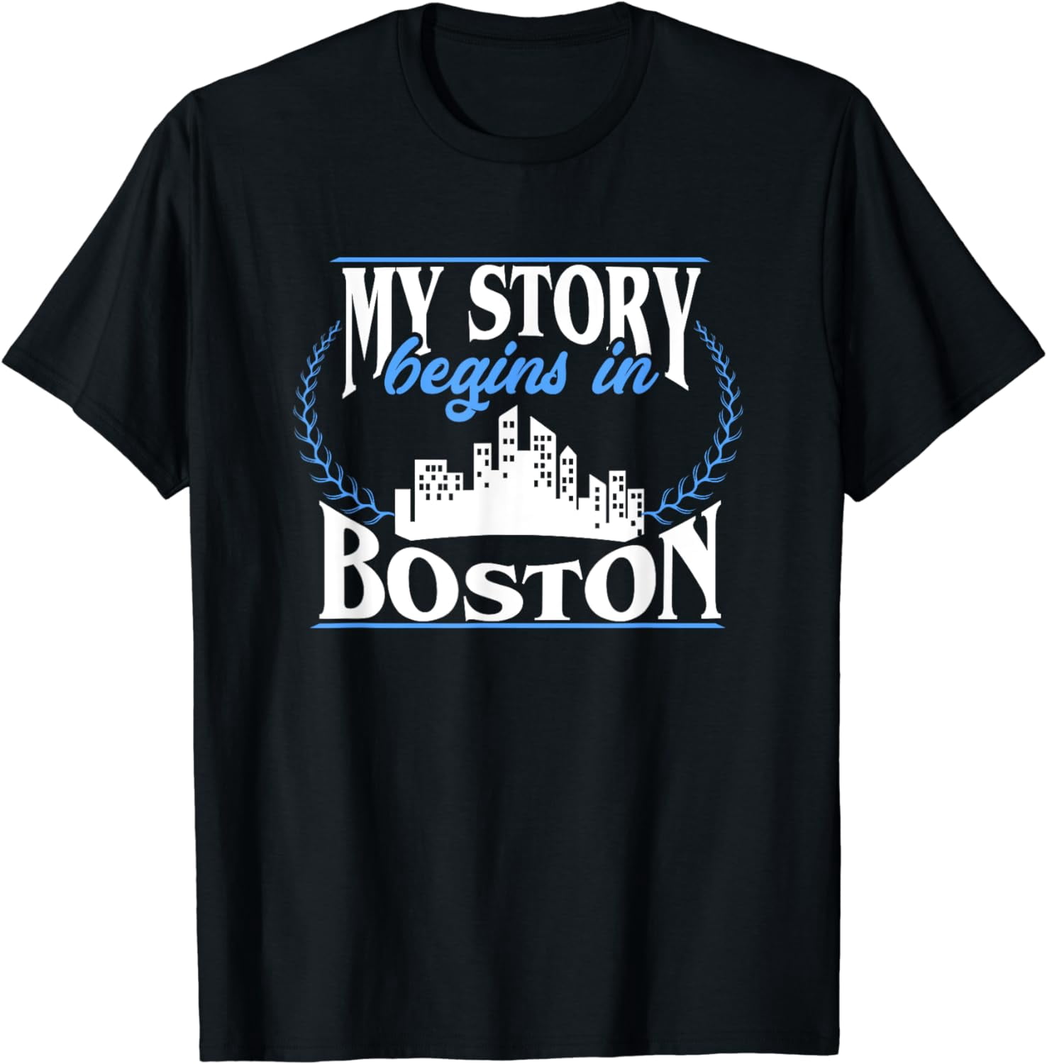 Born in Boston T-Shirt - Walmart.com