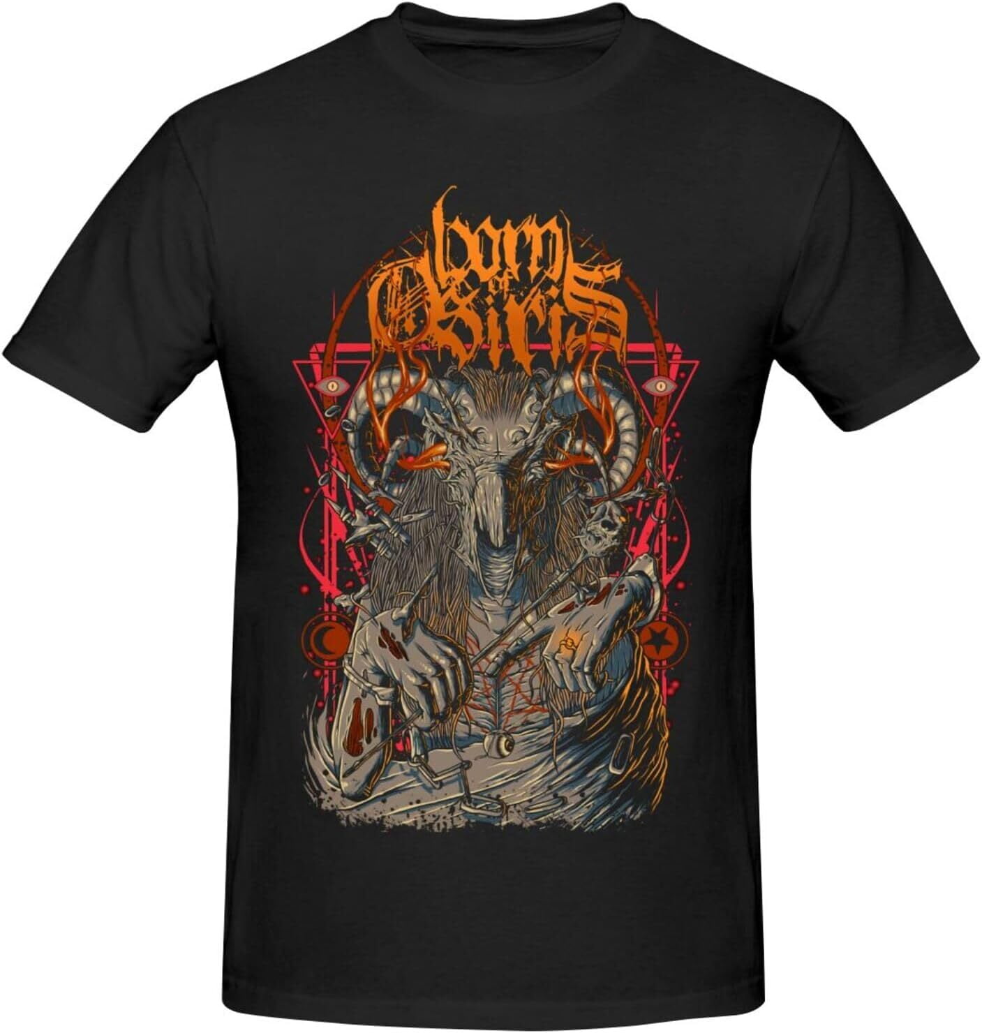 Born of Osiris Short Sleeve T-Shirt Classic Crew Neck Casual - Walmart.com