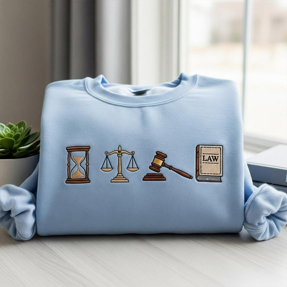 Born to Argue Embroidered Lawyer Sweatshirt, Funny Future Law Student ...