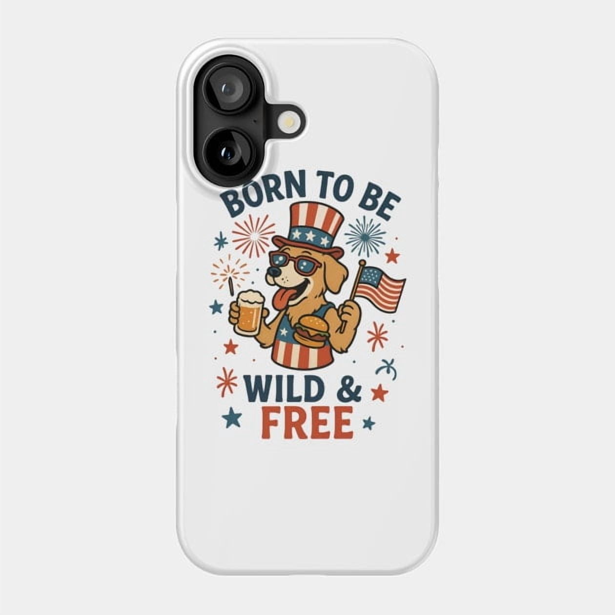 Born to Be Wild and Free Bold Adventure Quote Graphic Case for iPhone ...