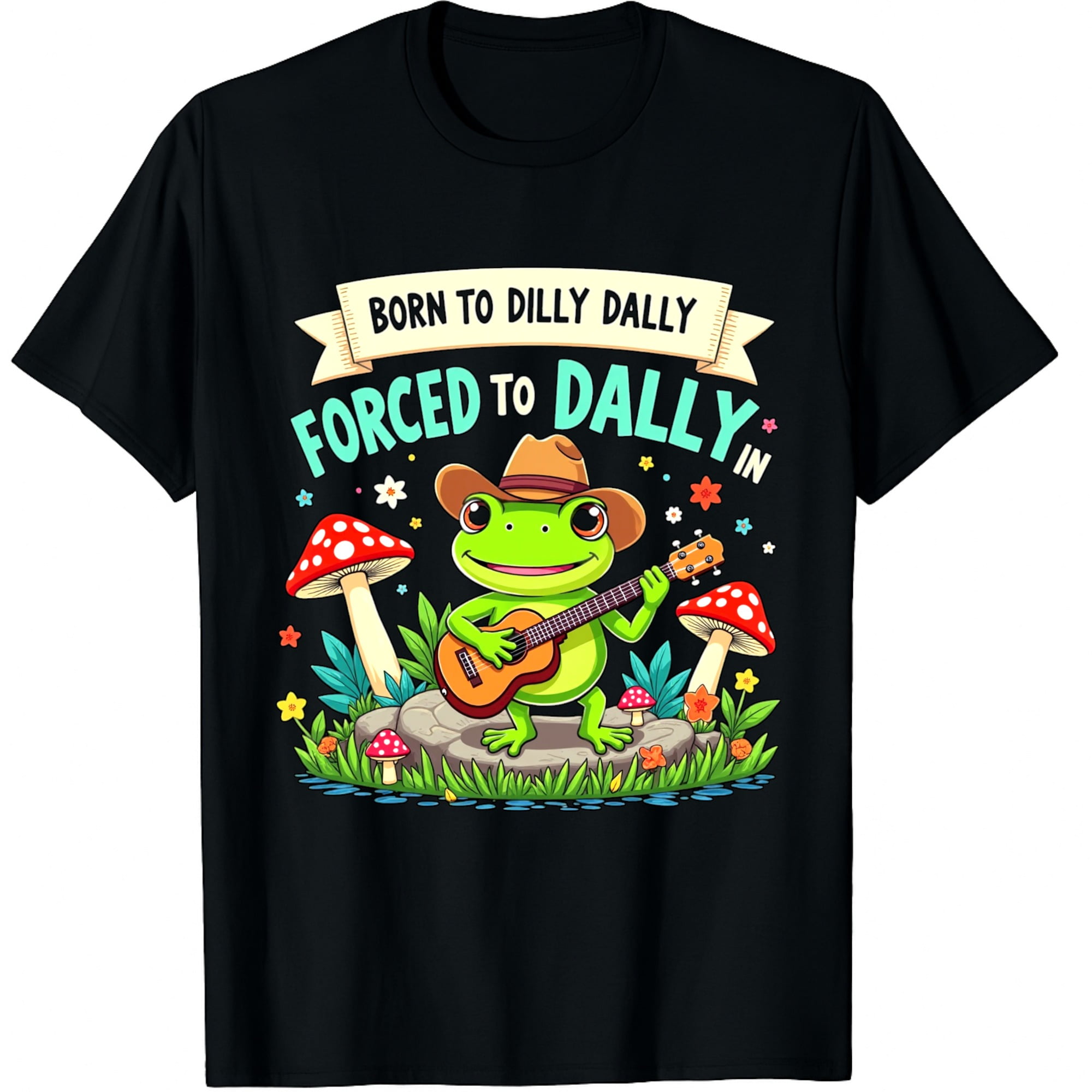 Born to Dilly Dally Forced to Lock In Funny Lazy Day Design Graphic ...