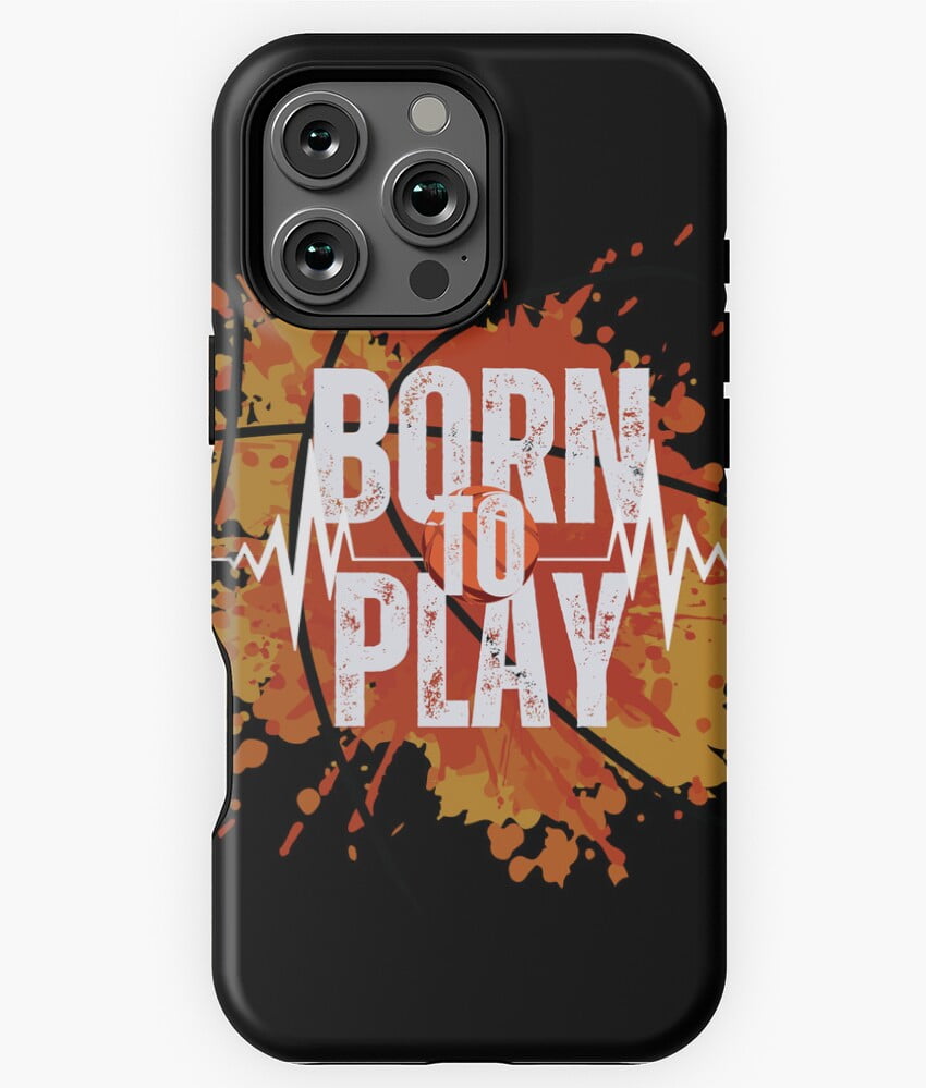 Born to Play Basketball Players Phone Case for iPhone 16 15 14 13 12 11 ...