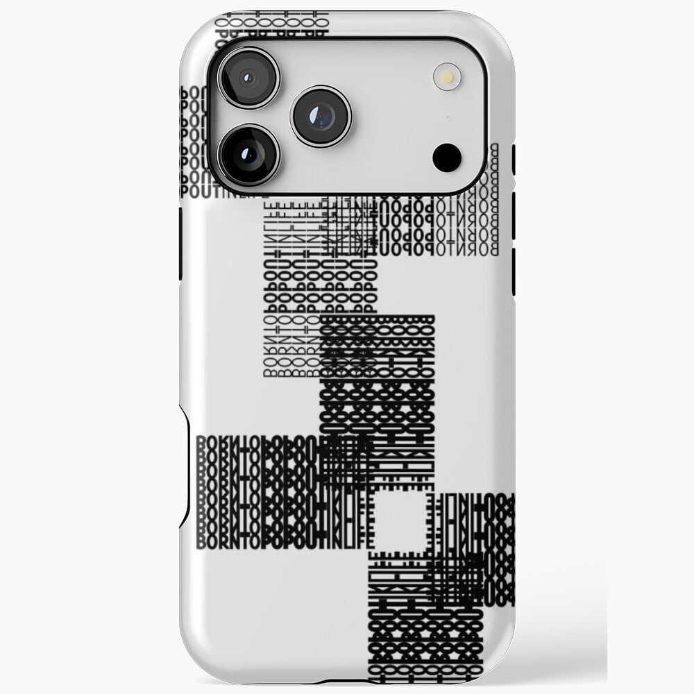 Born to Pop Out in Life Unique Path Quote Phone Case Compatible iPhone ...