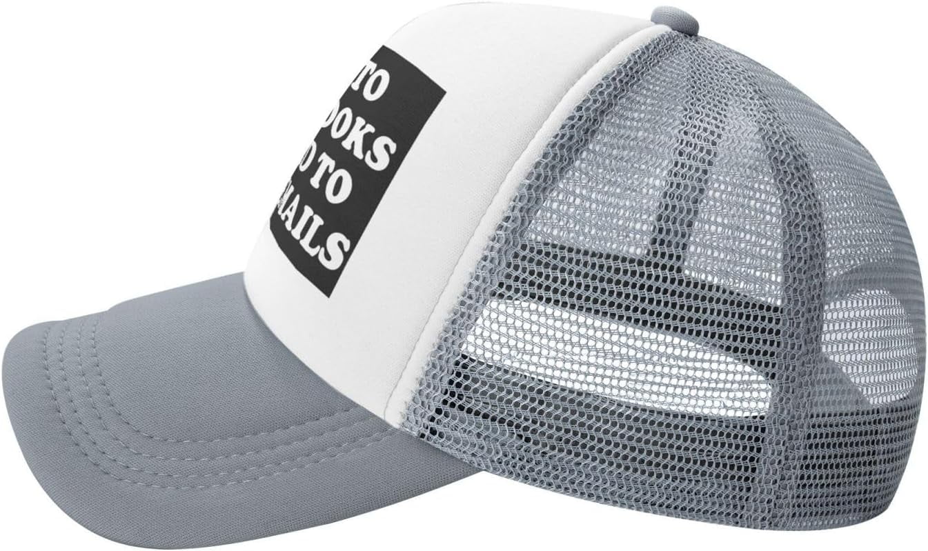 Born to Read Books Hat – Sarcastic Email Joke Cap, Mesh Back, Black ...