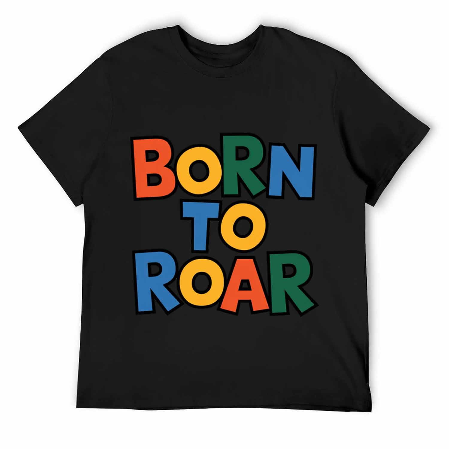 Born to Roar Trip Party T-Shirt Women Tops Gift Graphics Crew Neck ...