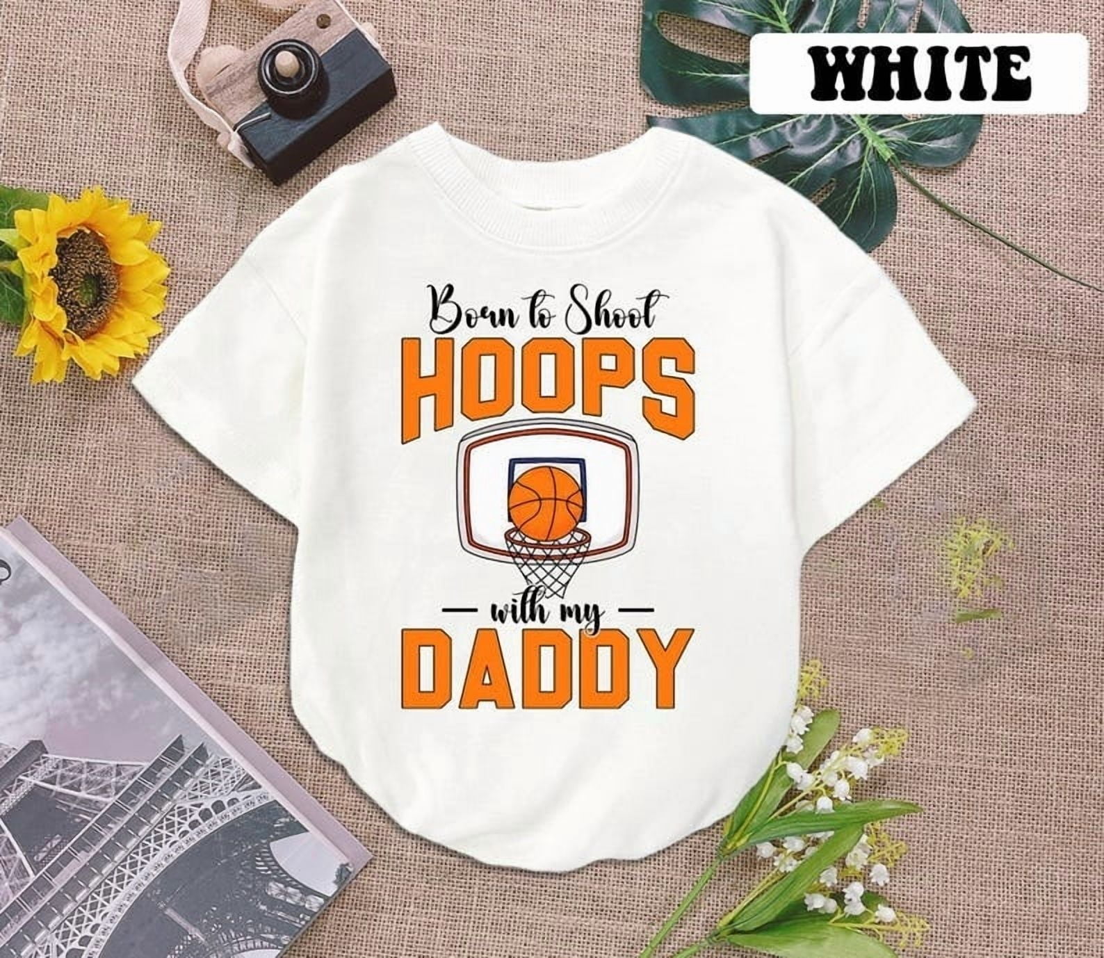 Born to Shoot Hoops with Daddy Baby Romper for First Father’s Day - Walmart.com