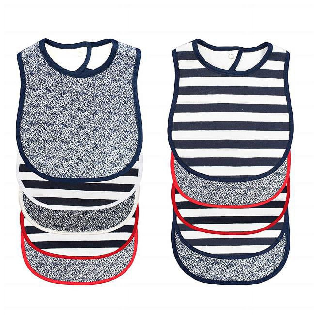 BornCare BB 1002 Aop Bib Baby Shower Gift Set, Multi-Color - Pack of 10 ...
