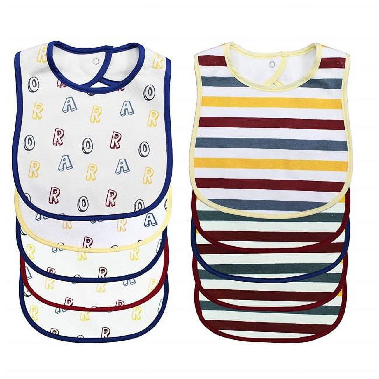 BornCare Baby Shower Gift Set, 10 Pack Waterproof Absorbent Bibs, Multi ...