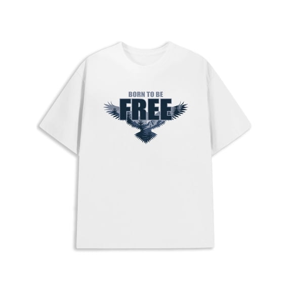 BornToBeFree men Eagle white Perfect for exercise vintage American ...