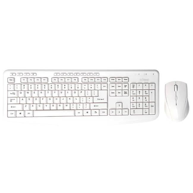 Bornd Wireless Keyboard & Mouse Combo, White - Walmart.com