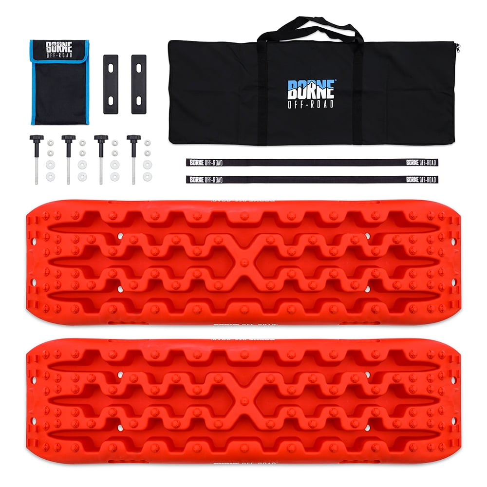 Borne Off-Road Traction Board Set Red - Walmart.com