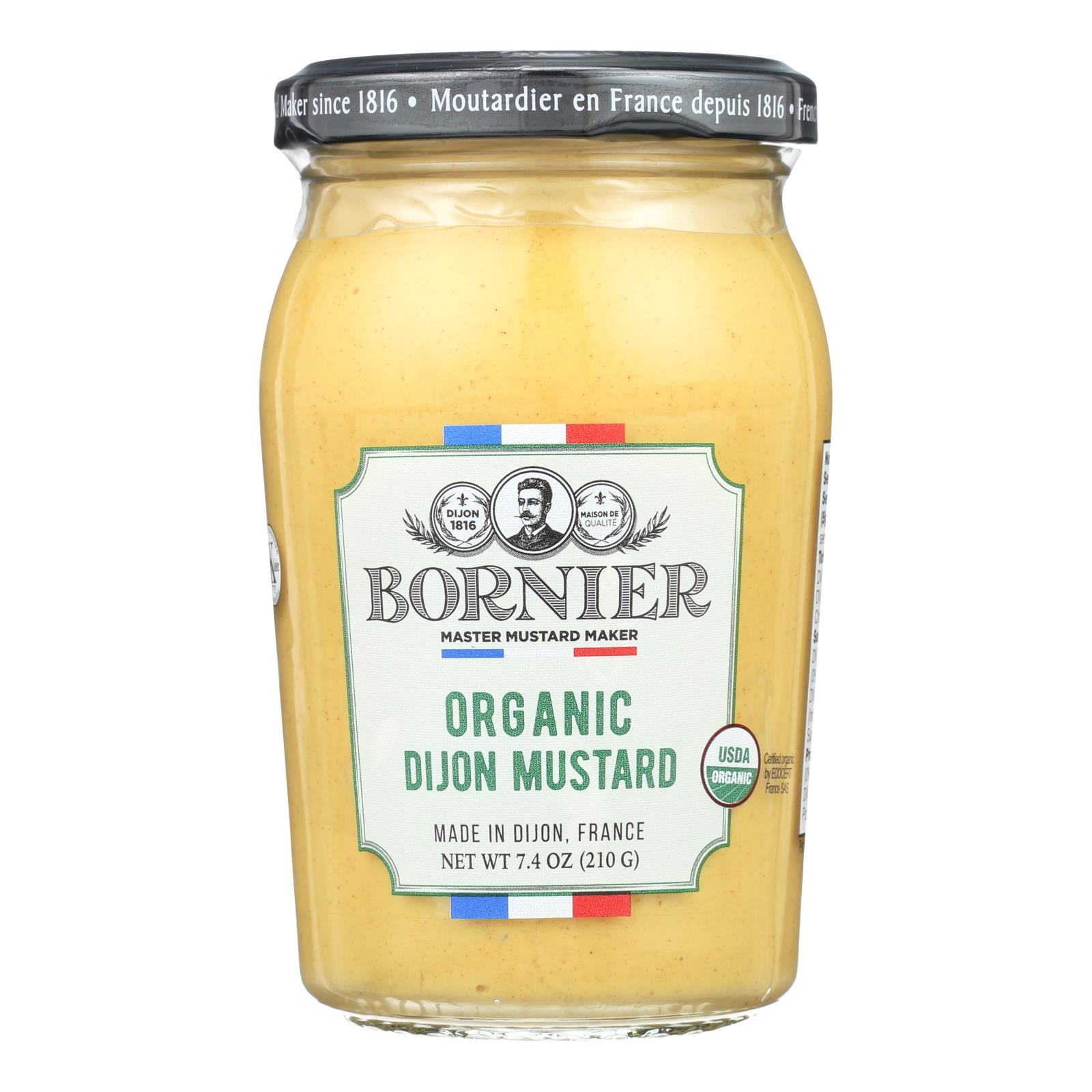 Bornier Dijon Mustard 7.4 oz (Pack of 6) - Walmart.com
