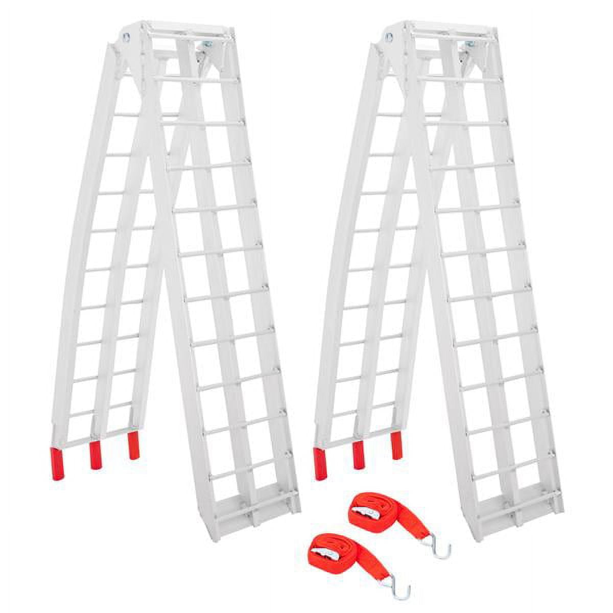 Bornmio 1 Pair 7.5 Feet Aluminum Truck Ramps/ATV Ramps/Motorcycle Ramp ...