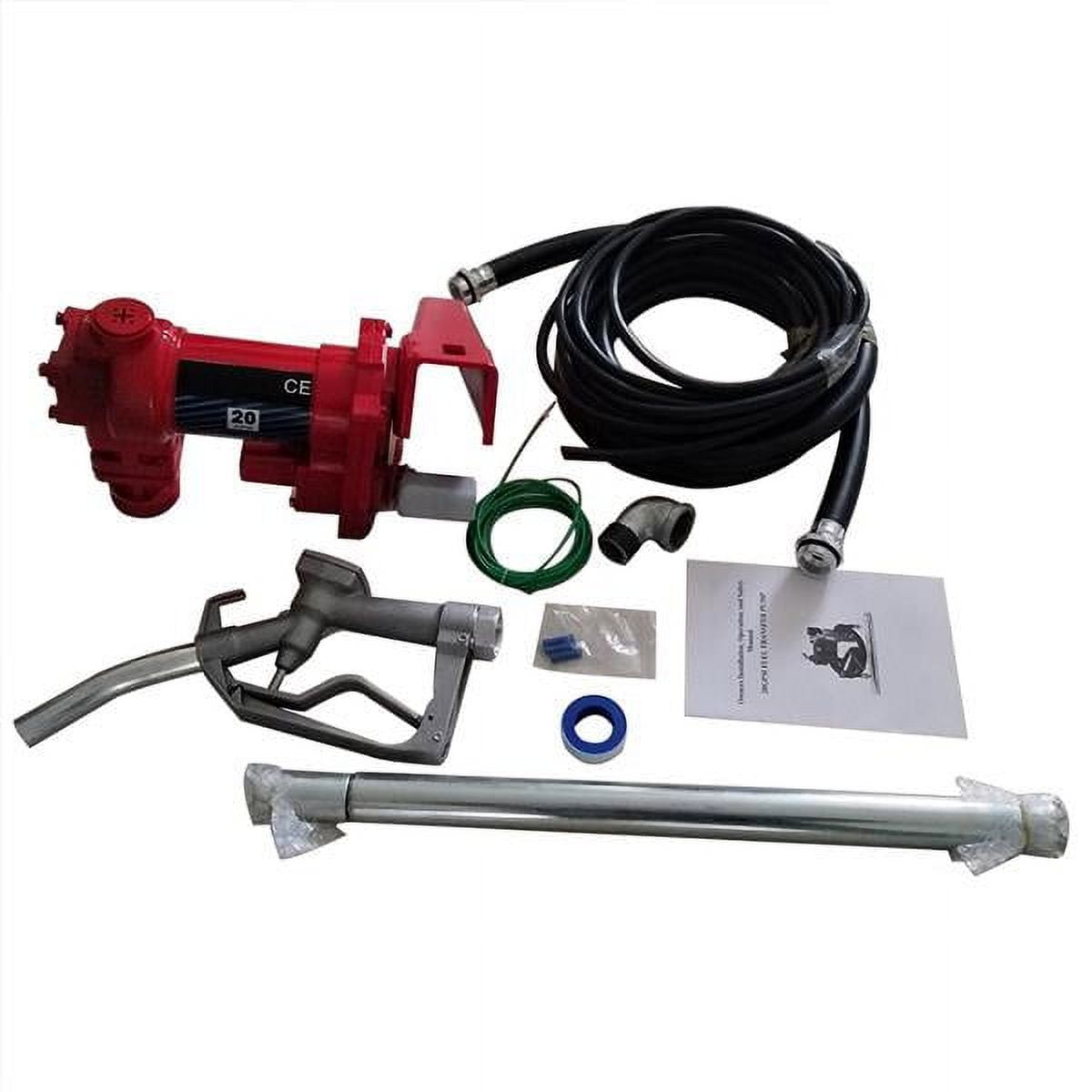 Bornmio 12V Explosion-proof Petrol Pump Assembly Set Red - Walmart.com