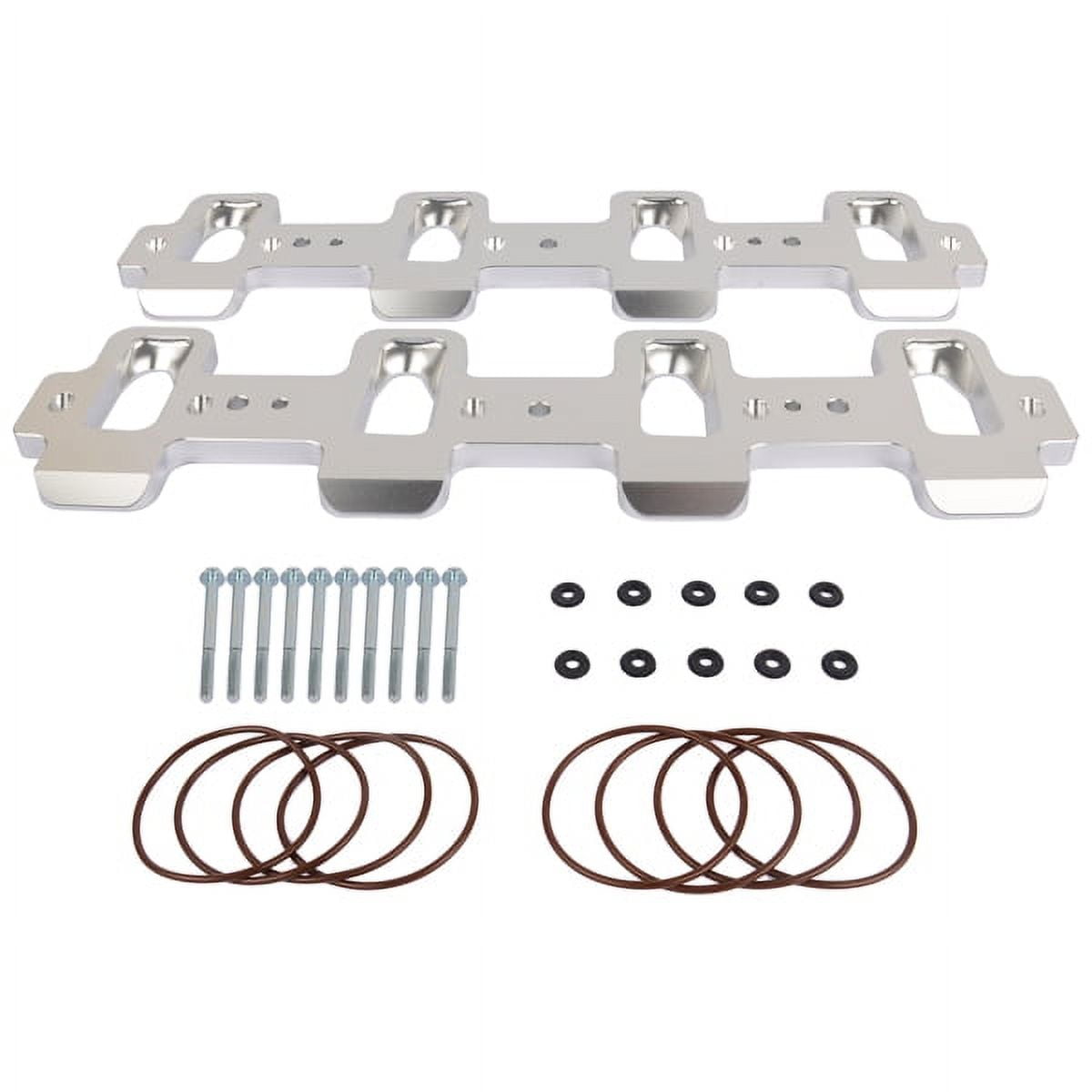 Bornmio For LS Cathedral Port Cylinder Head to Rectangle Port Intake ...
