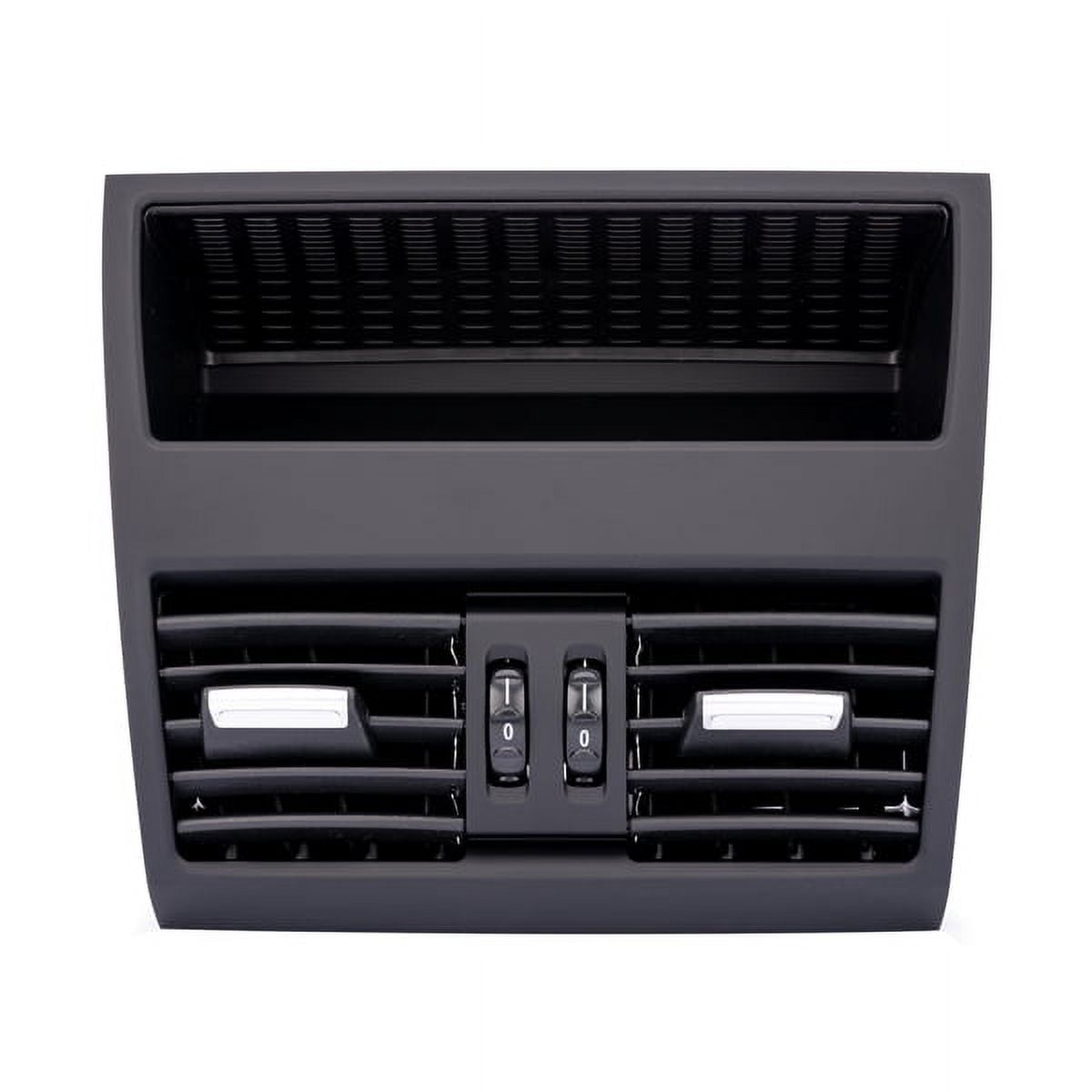 Bornmio Rear AC Fresh Air Outlet Center Console Vent Grille Cover Black ...