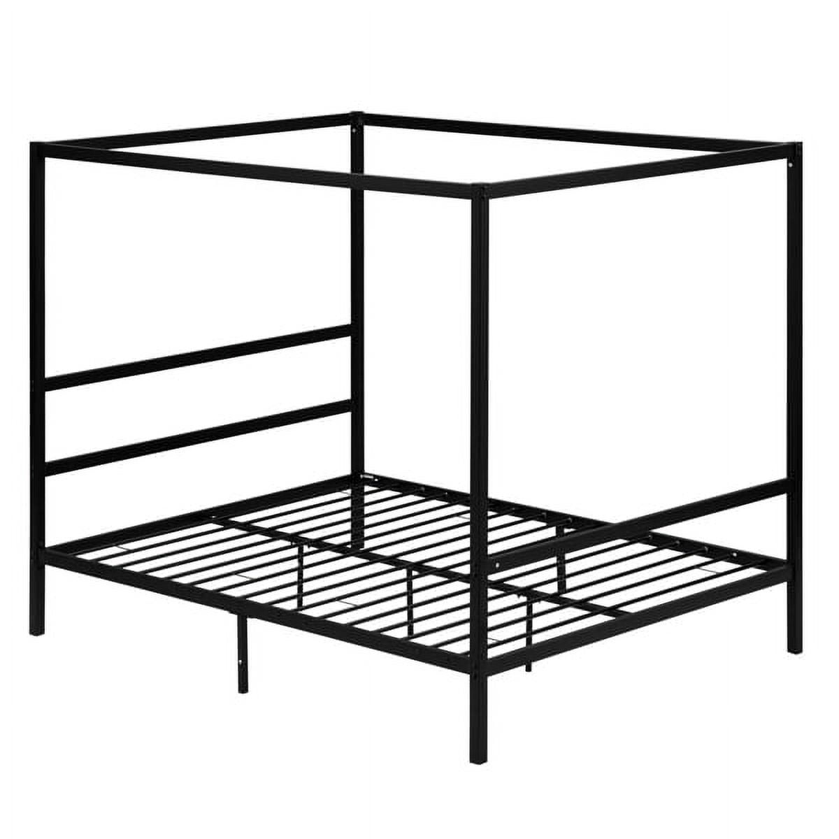Bornmio Square Tube mosquitof Net Bed Three Horizontal Bed Head Single ...
