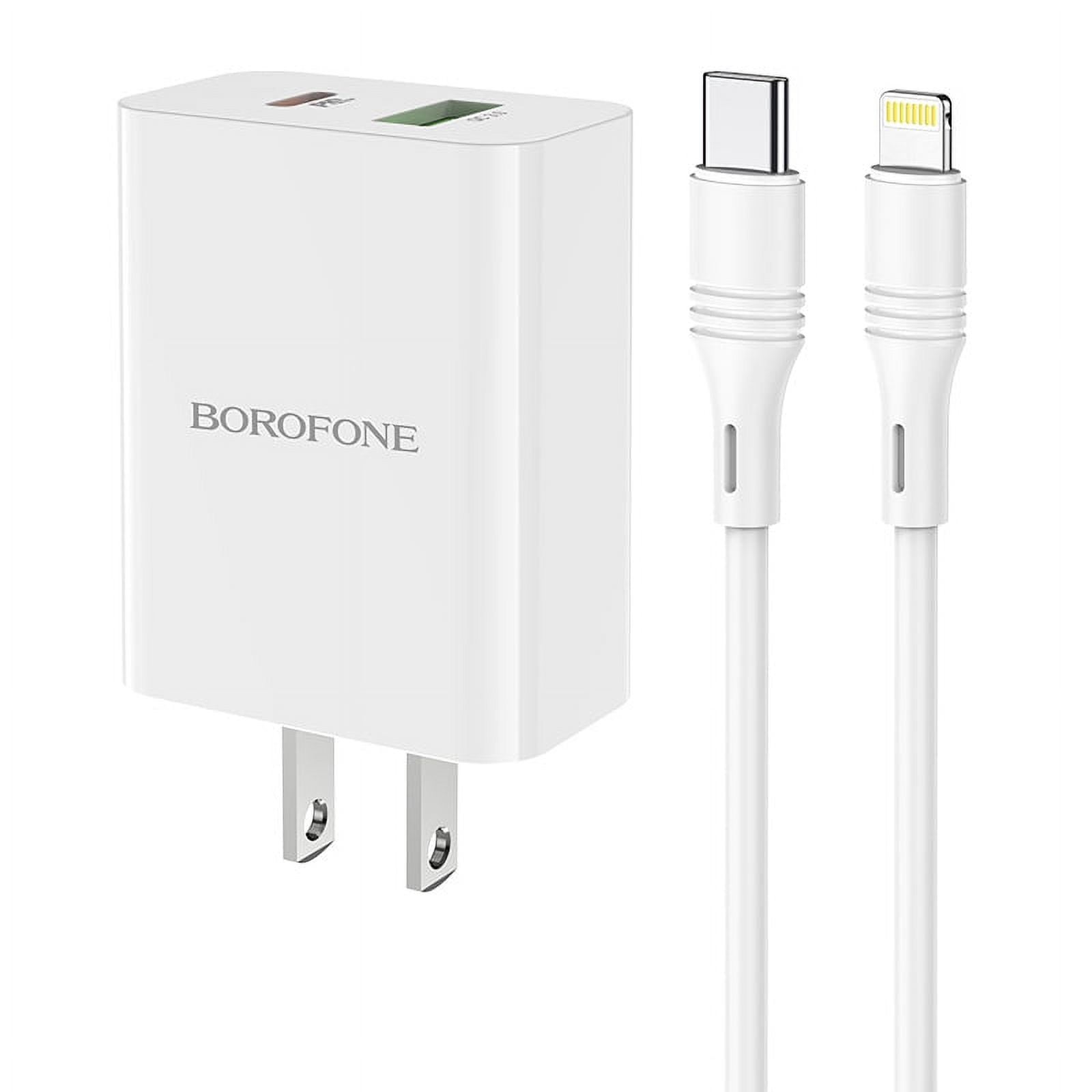 Borofone BA56 dual-port PD20W+QC3.0 charger US standard universal 18W ...