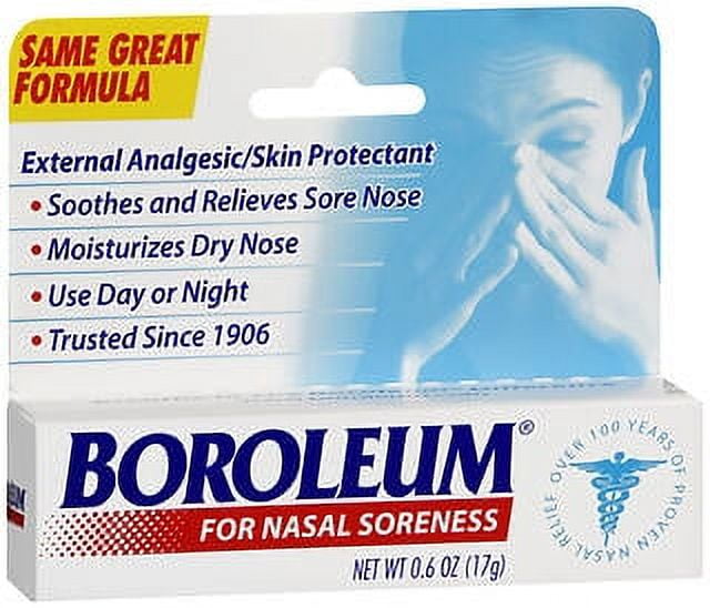 Boroleum Menthol Camphor White Ointment HSA/FSA Eligible - Walmart.com