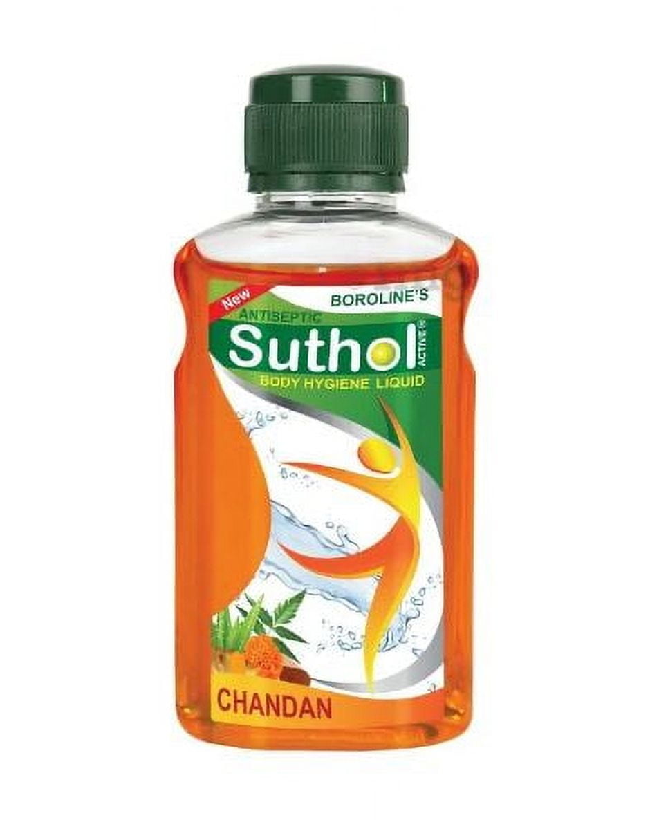 Boroline's Suthol Antiseptic Skin Hygiene Liquid Active Chandan 200 ml ...