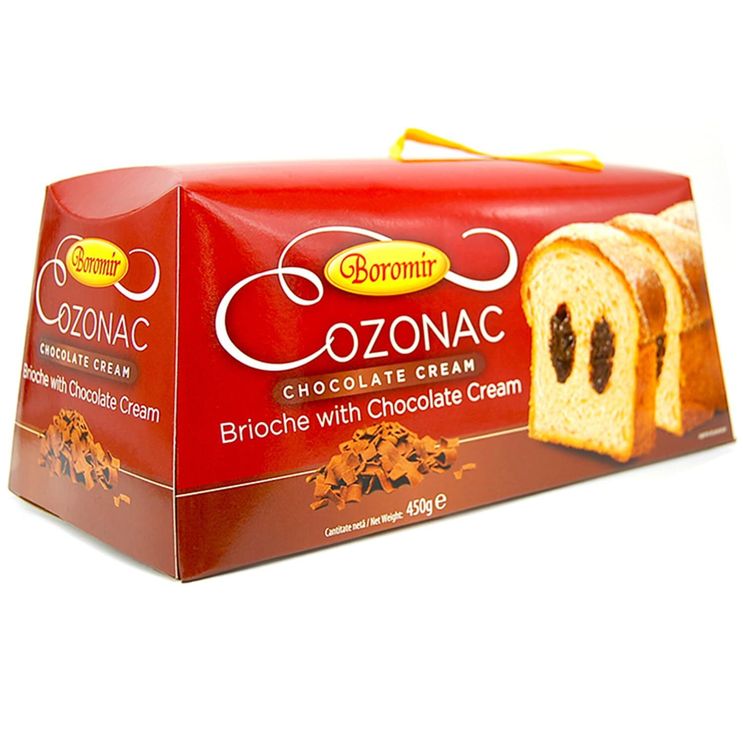 Boromir Cozonac Brioche Cake with Chocolate Cream, 15.87 oz - Walmart.com